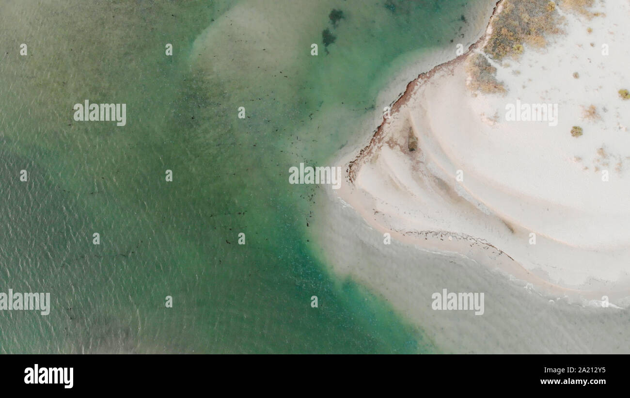 Aerial view of water surface by drone Stock Photo - Alamy