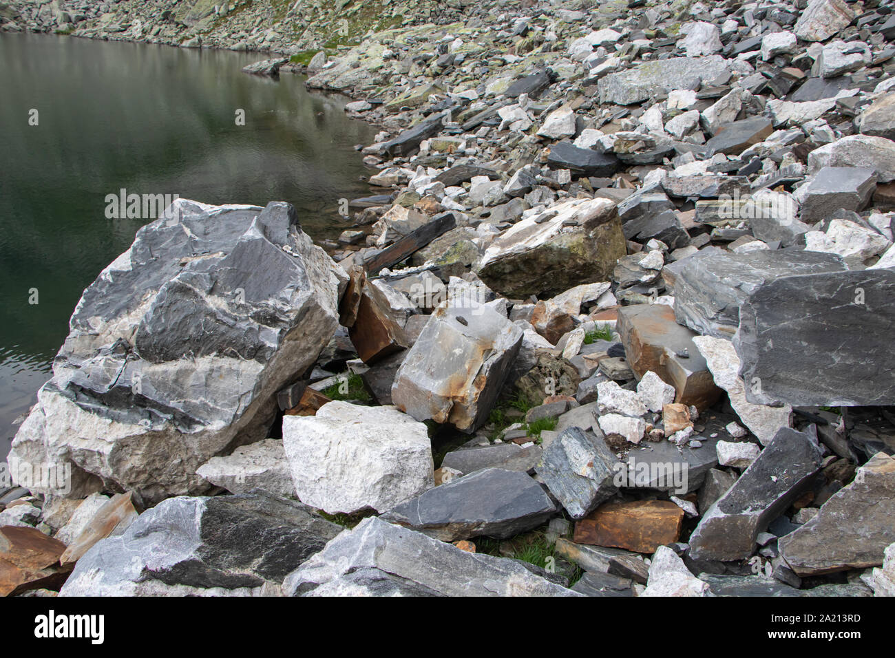 Natural composition of stones at the mountain Stock Photo - Alamy