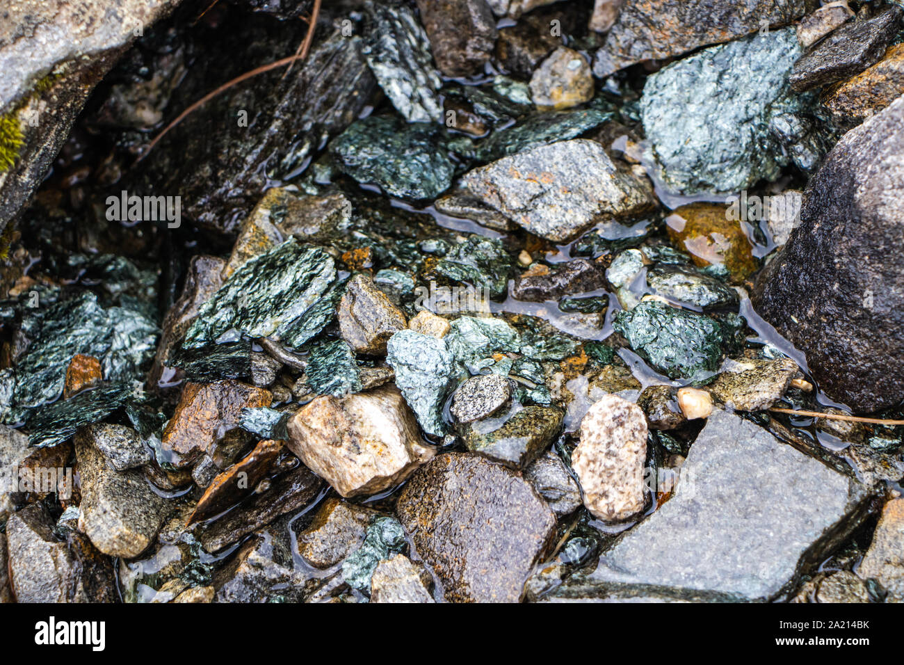 Natural composition of stones at the mountain Stock Photo - Alamy