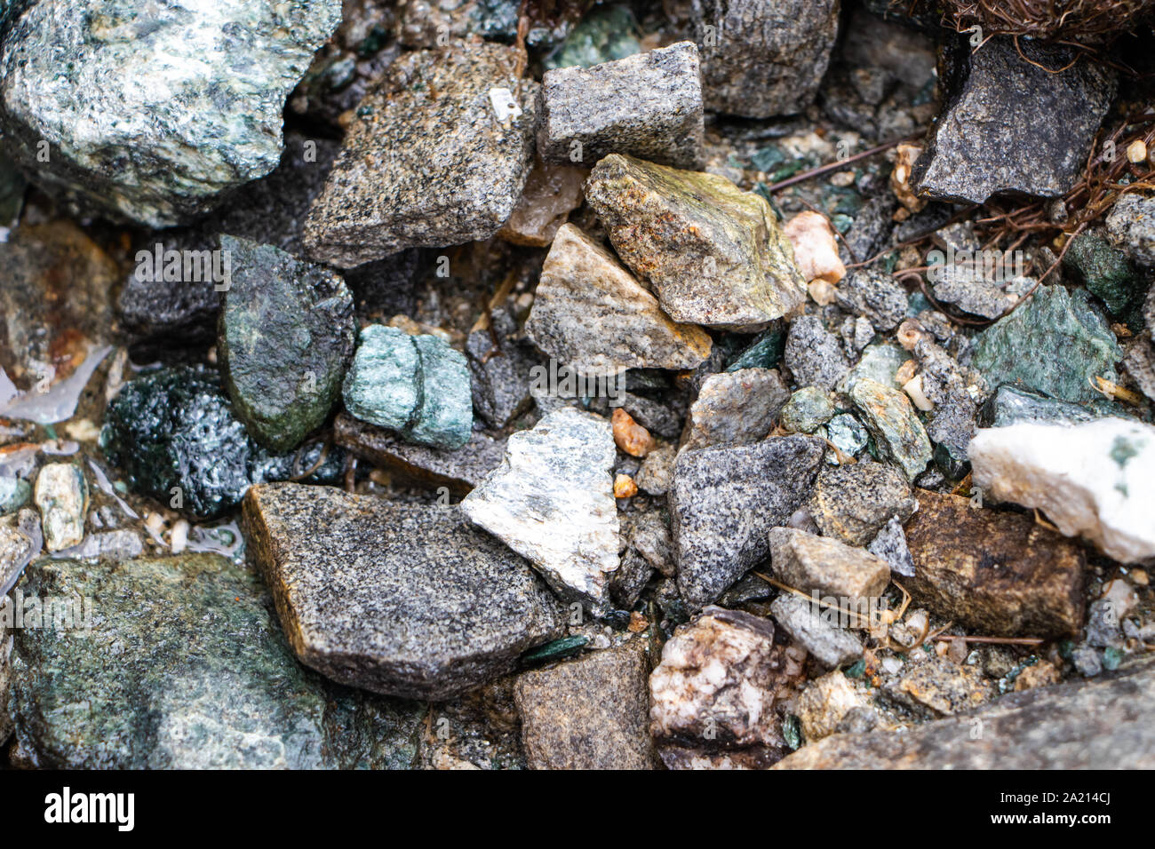 Natural composition of stones at the mountain Stock Photo - Alamy
