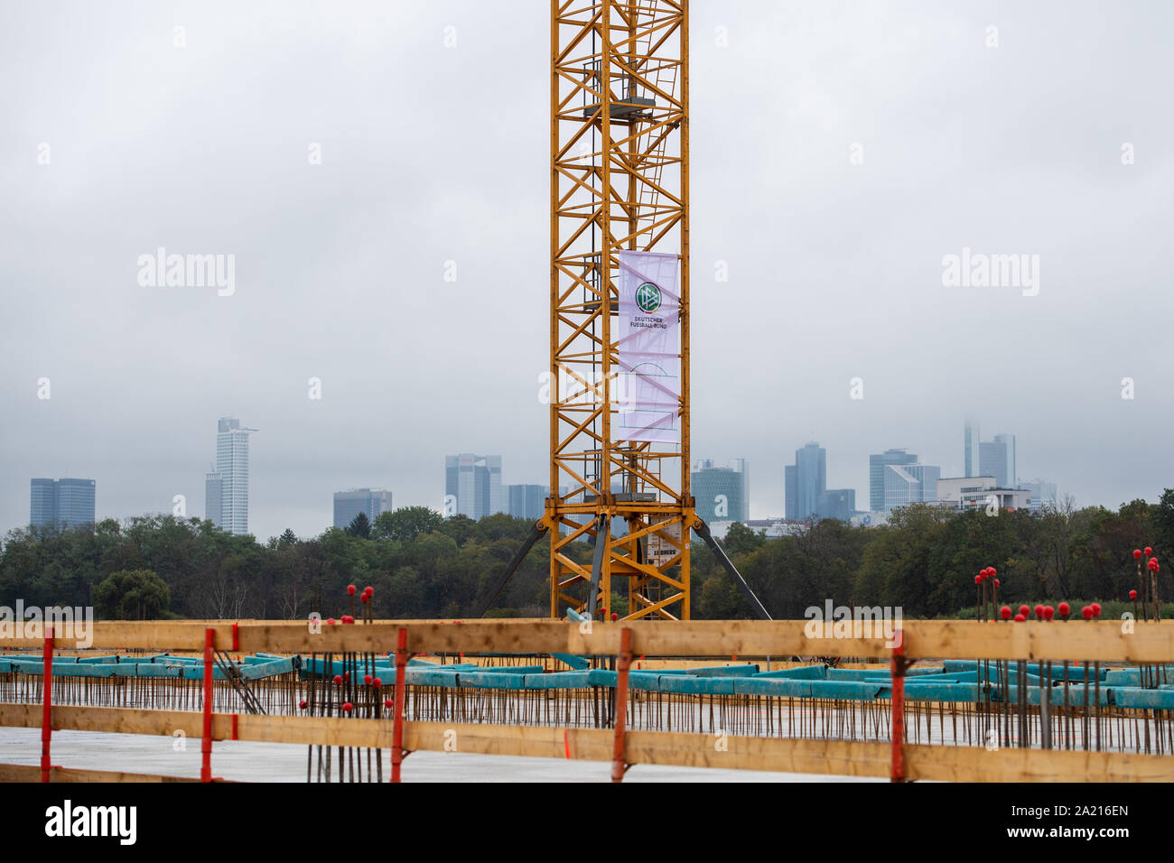 Frankfurt Am Main, Deutschland. 26th Sep, 2019. The construction site ...