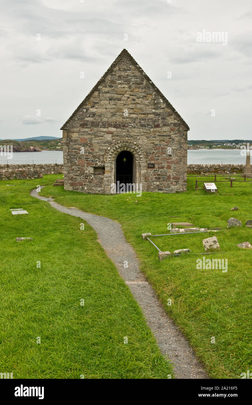 St Oran's Chapel. Iona, Inner Hebrides, Scotland Stock Photo - Alamy