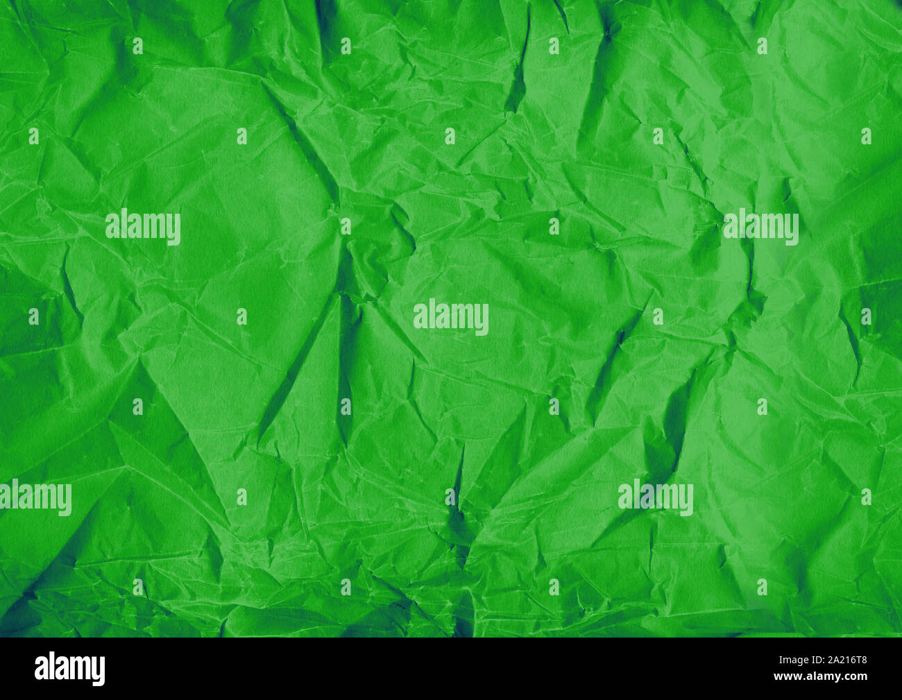 Old green crumpled paper texture background. Wallpaper Stock Photo - Alamy