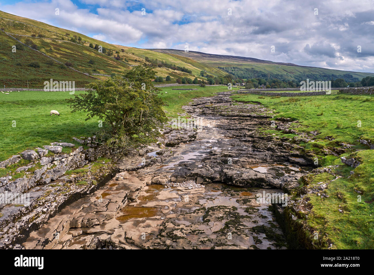 River Skirfare at Litton. Yorkshire Dales National Park, England Stock ...
