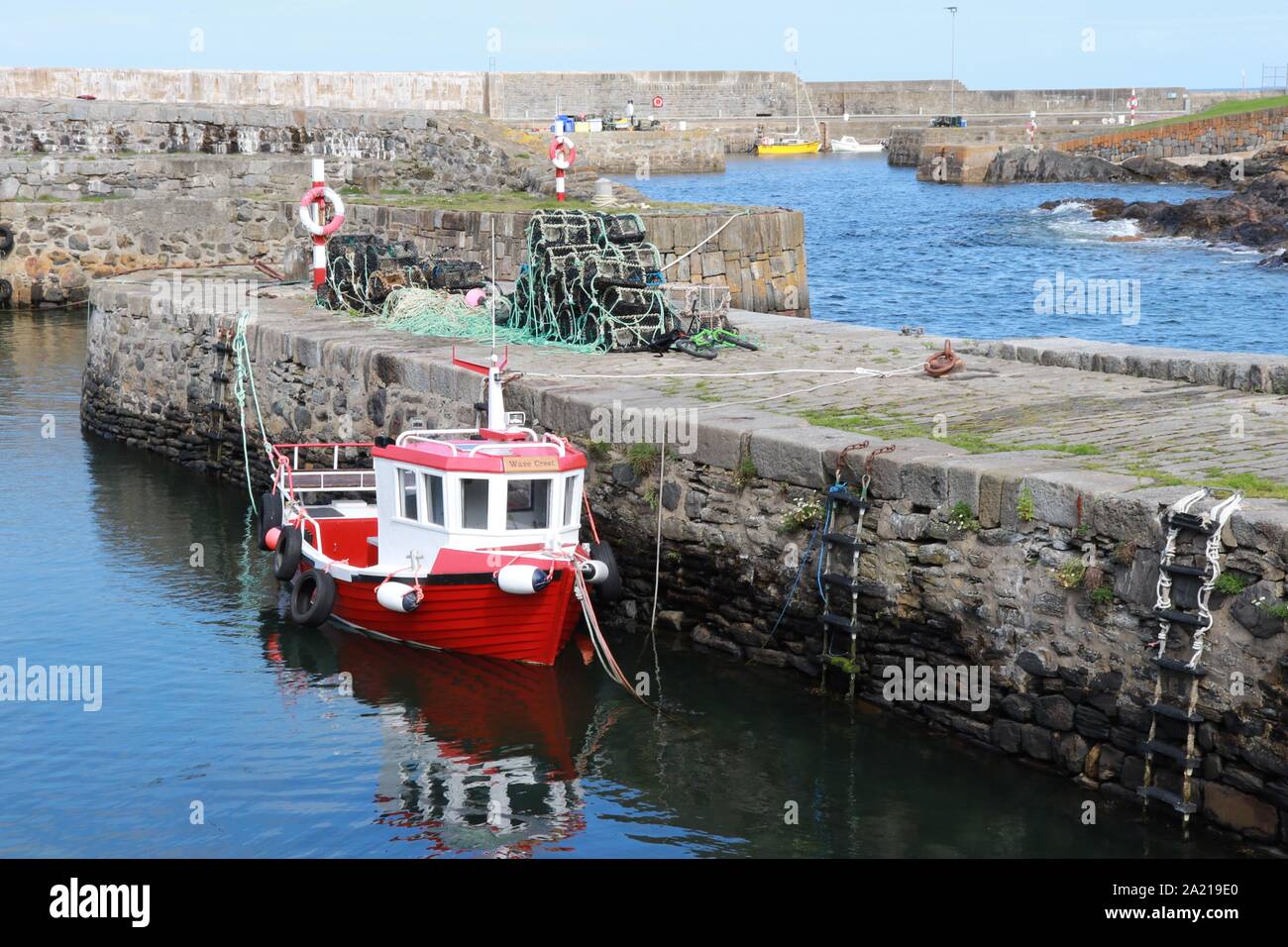 Portsoy harbour Scotland Stock Photo - Alamy