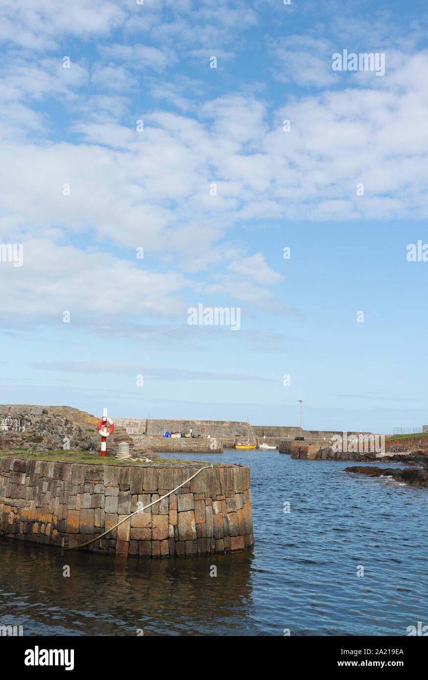 Portsoy harbour, Scotland Stock Photo - Alamy