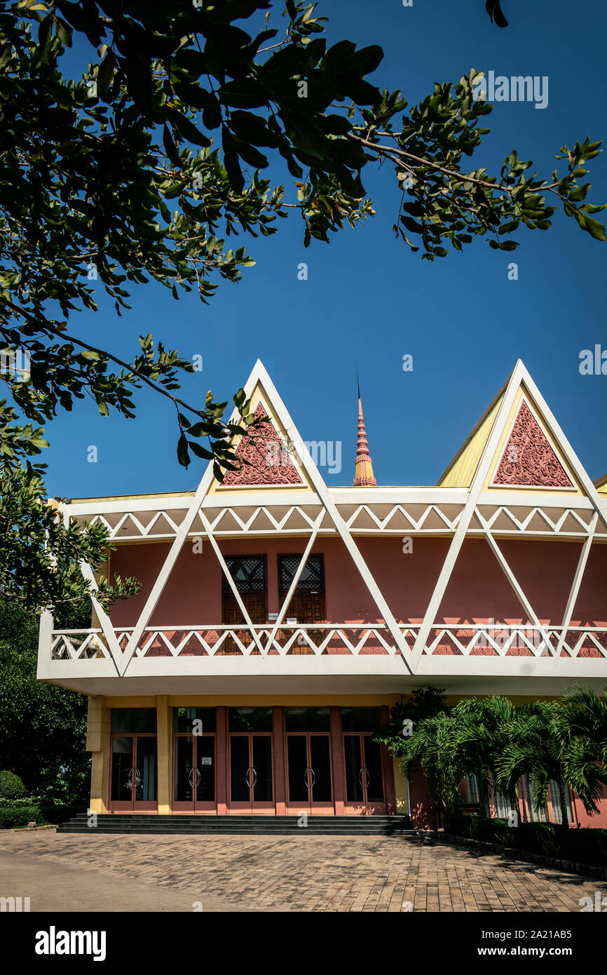Chaktomuk Conference Hall architecture landmark building in phnom penh ...