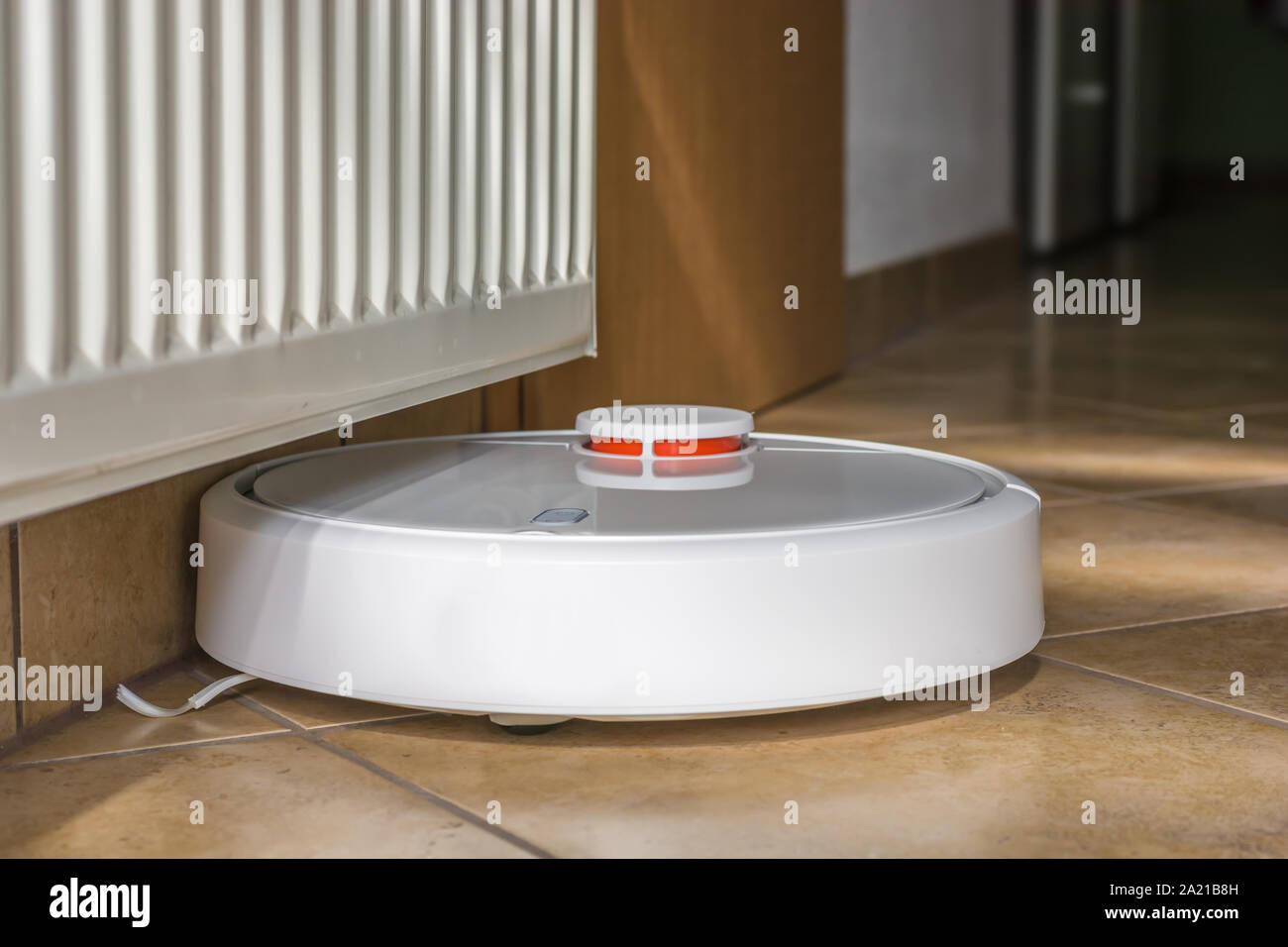 Robot vacuum cleaner with obstacle hi-res stock photography and images ...