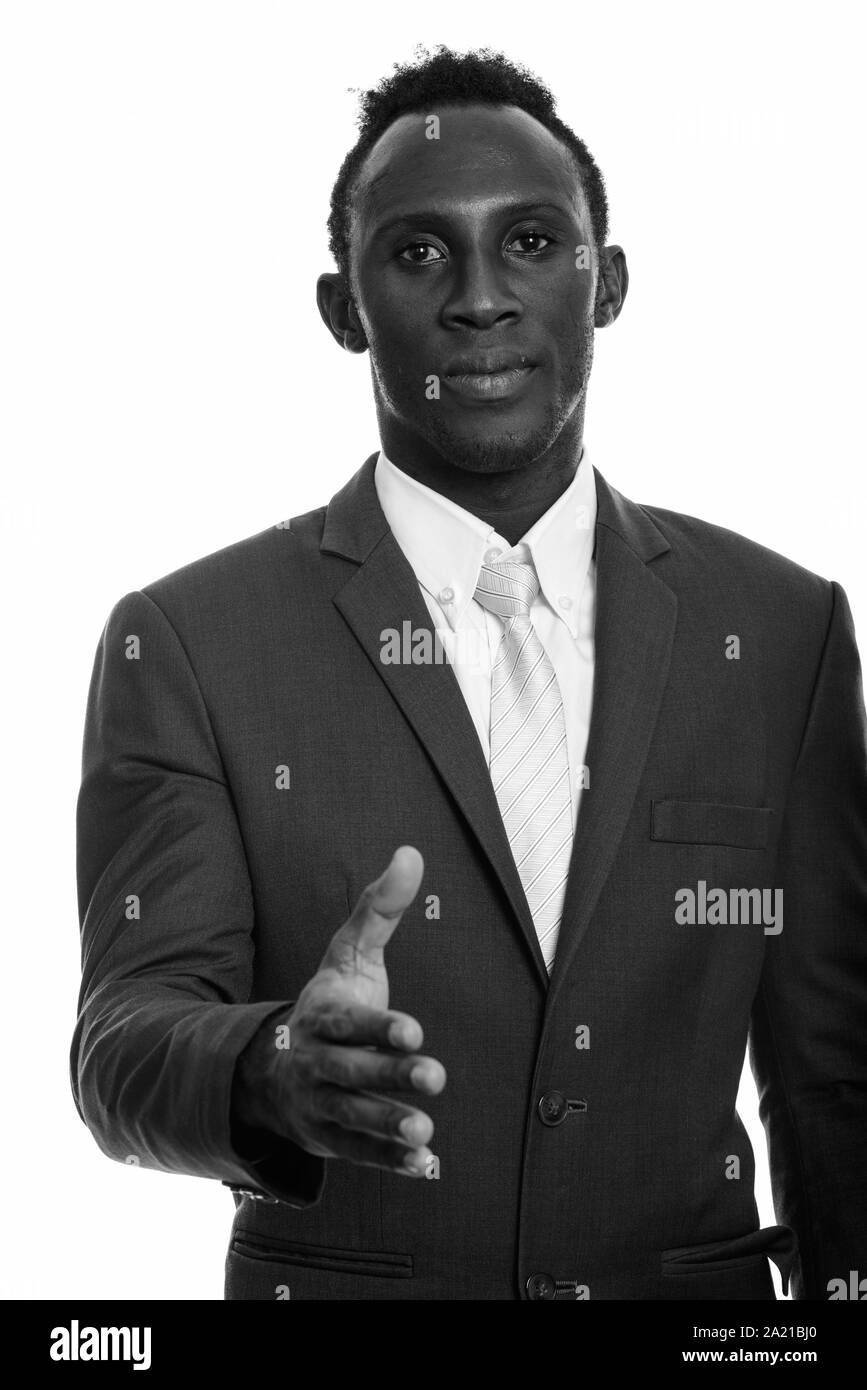 Black man white man business hi-res stock photography and images - Alamy