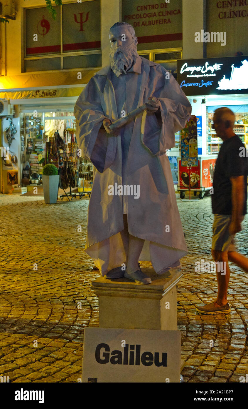 Festival of Living Statues in Albufeira, Portugal Stock Photo - Alamy