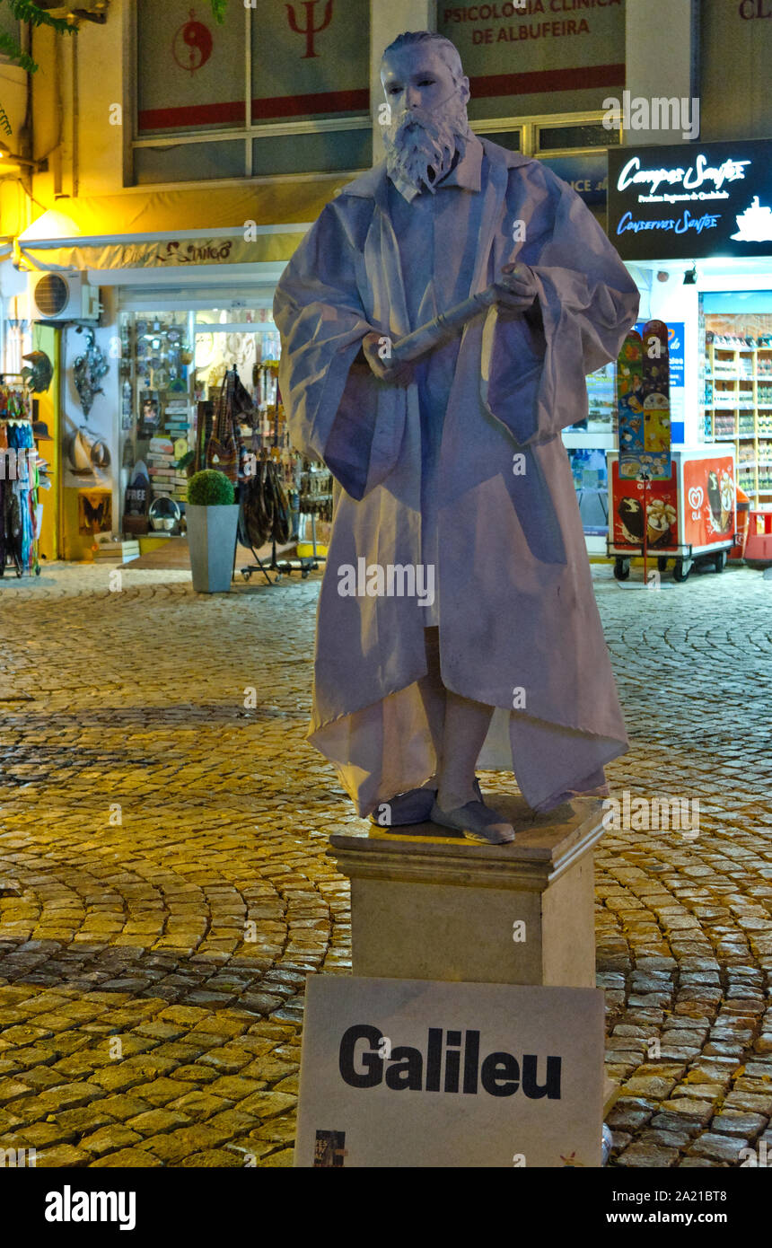 Festival of Living Statues in Albufeira, Portugal Stock Photo - Alamy