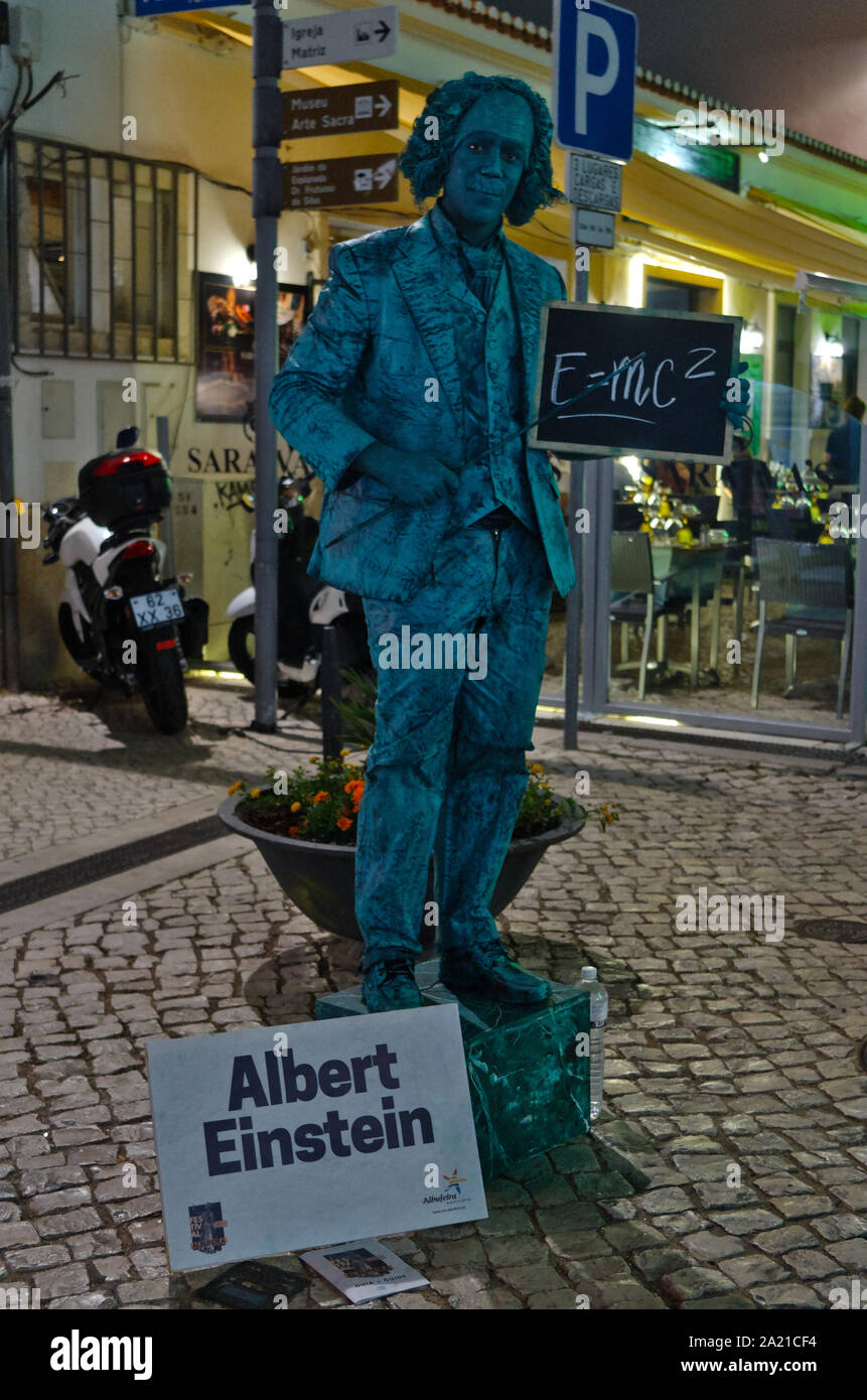 Festival of Living Statues in Albufeira, Portugal Stock Photo - Alamy