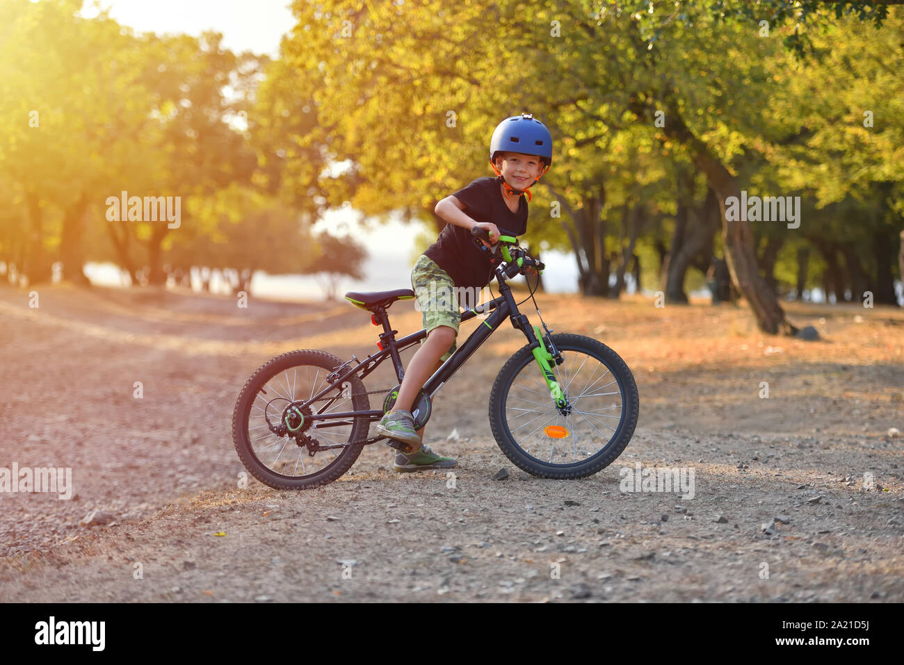 Boy bike helmet hi-res stock photography and images - Alamy