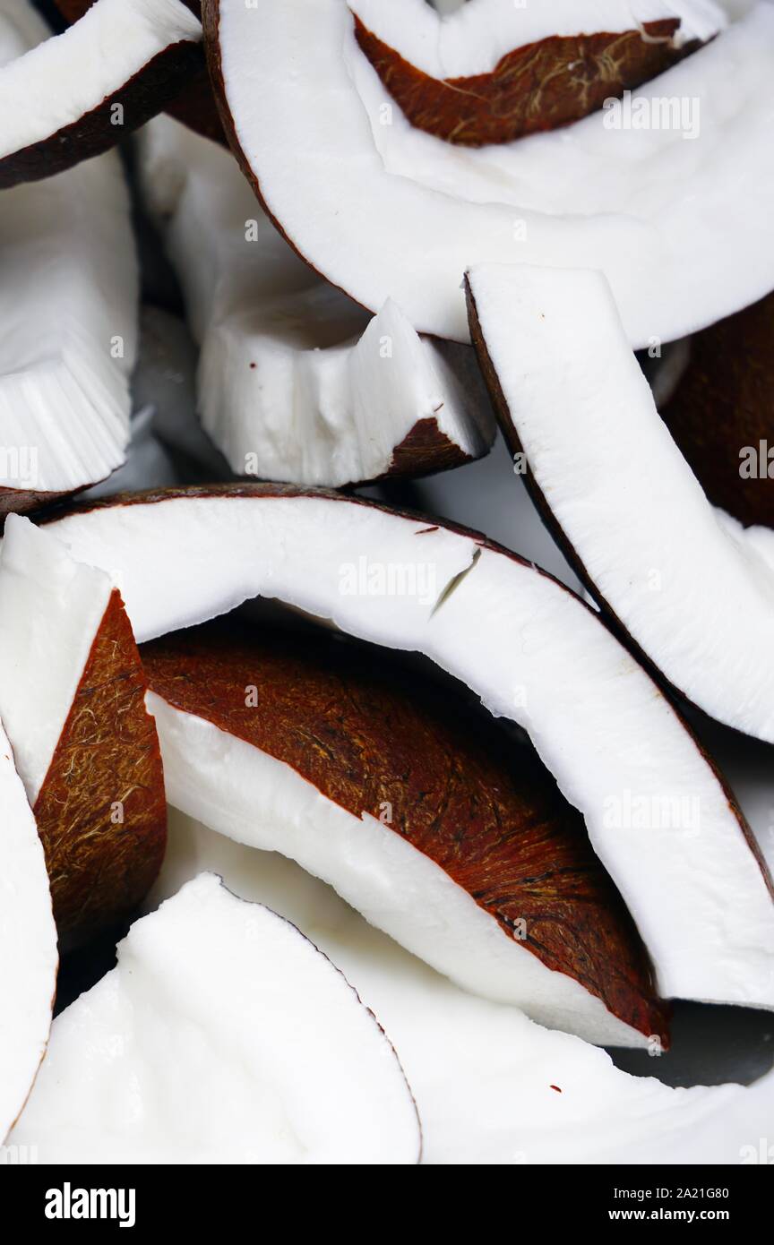 Coconut meat hi-res stock photography and images - Alamy