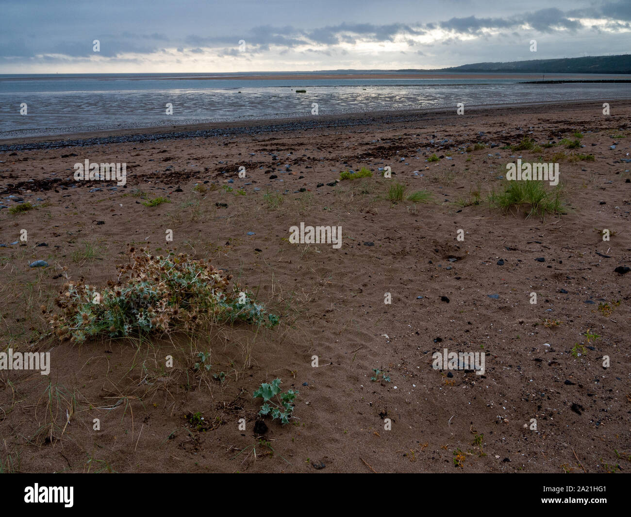 Llanelli beach south wales sky scene outside landscape beauty - Wales ...