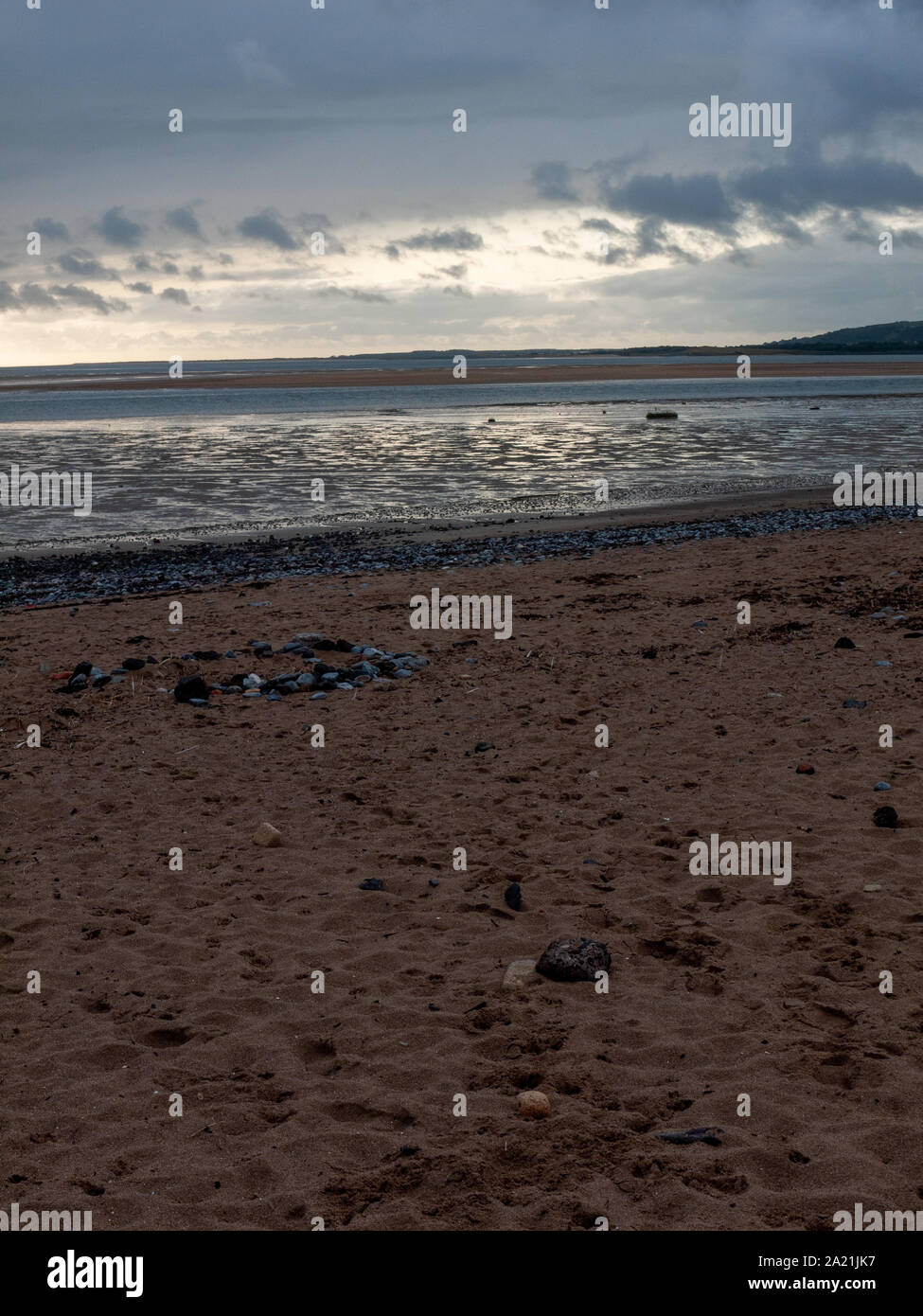 Llanelli beach south wales sky scene outside landscape beauty - Wales ...