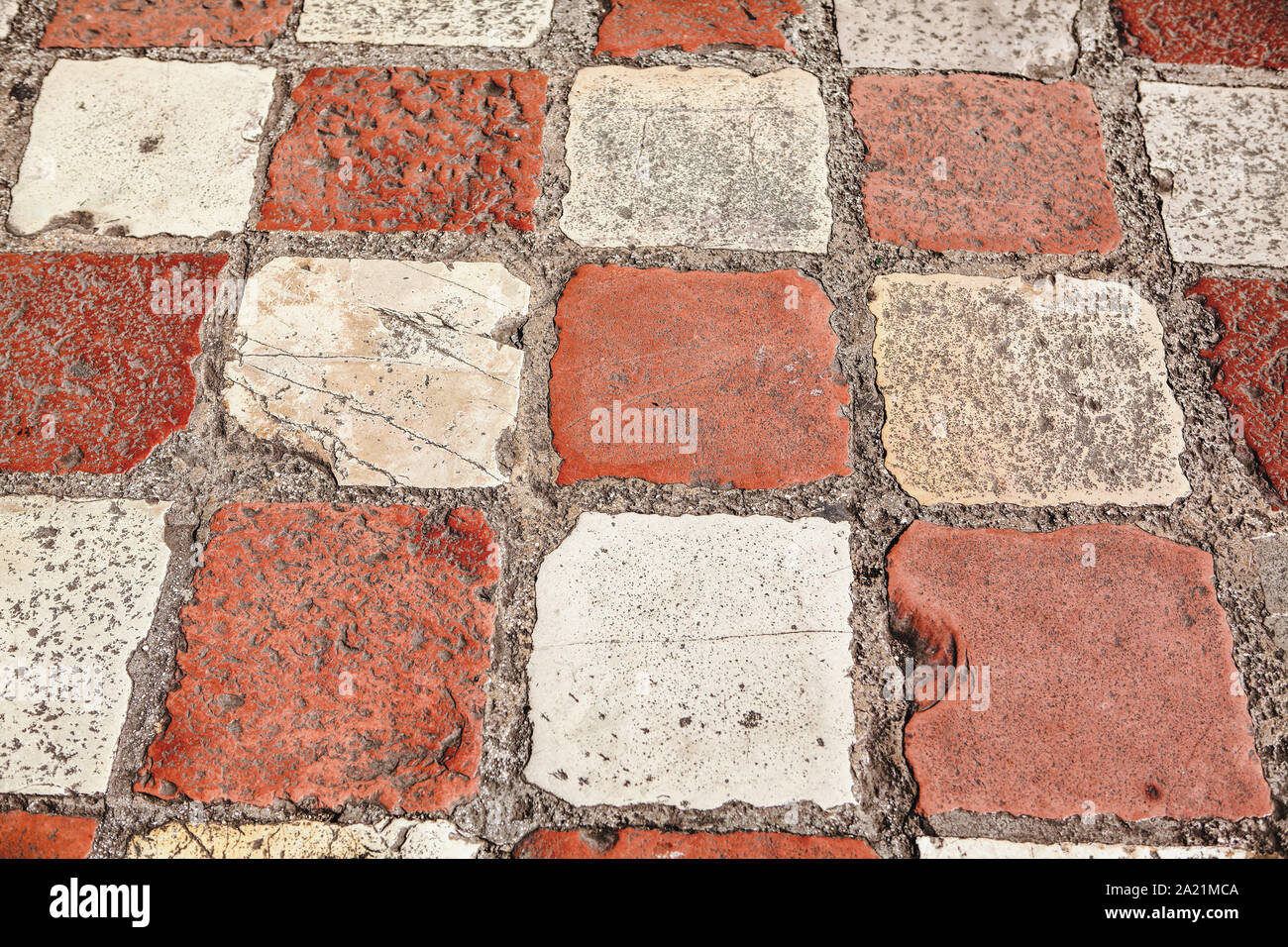 pavement background of square granite stones Stock Photo - Alamy