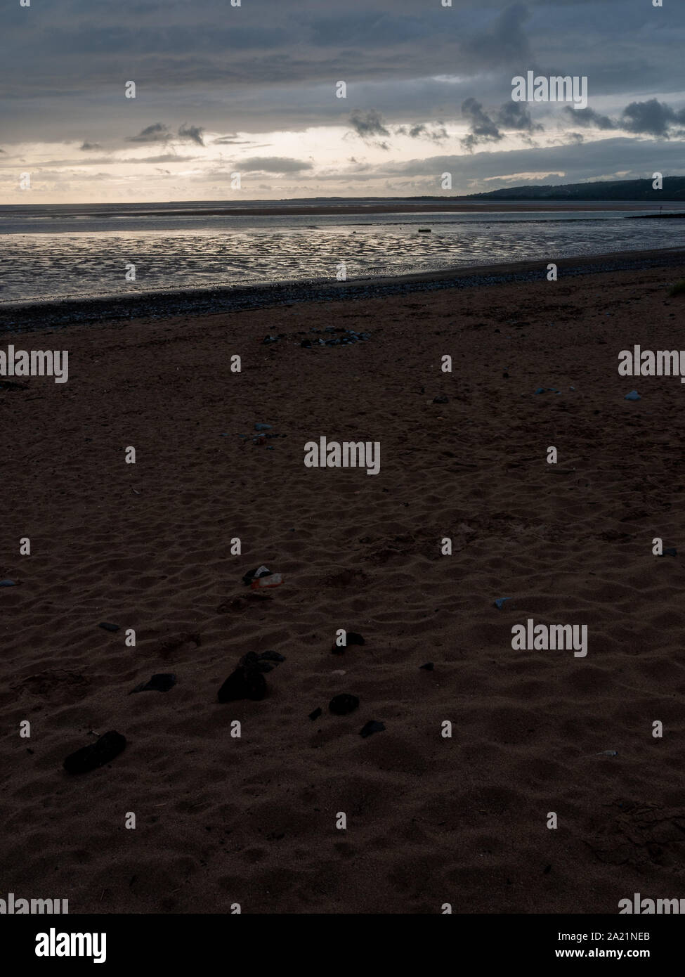Llanelli beach south wales sky scene outside landscape beauty - Wales ...