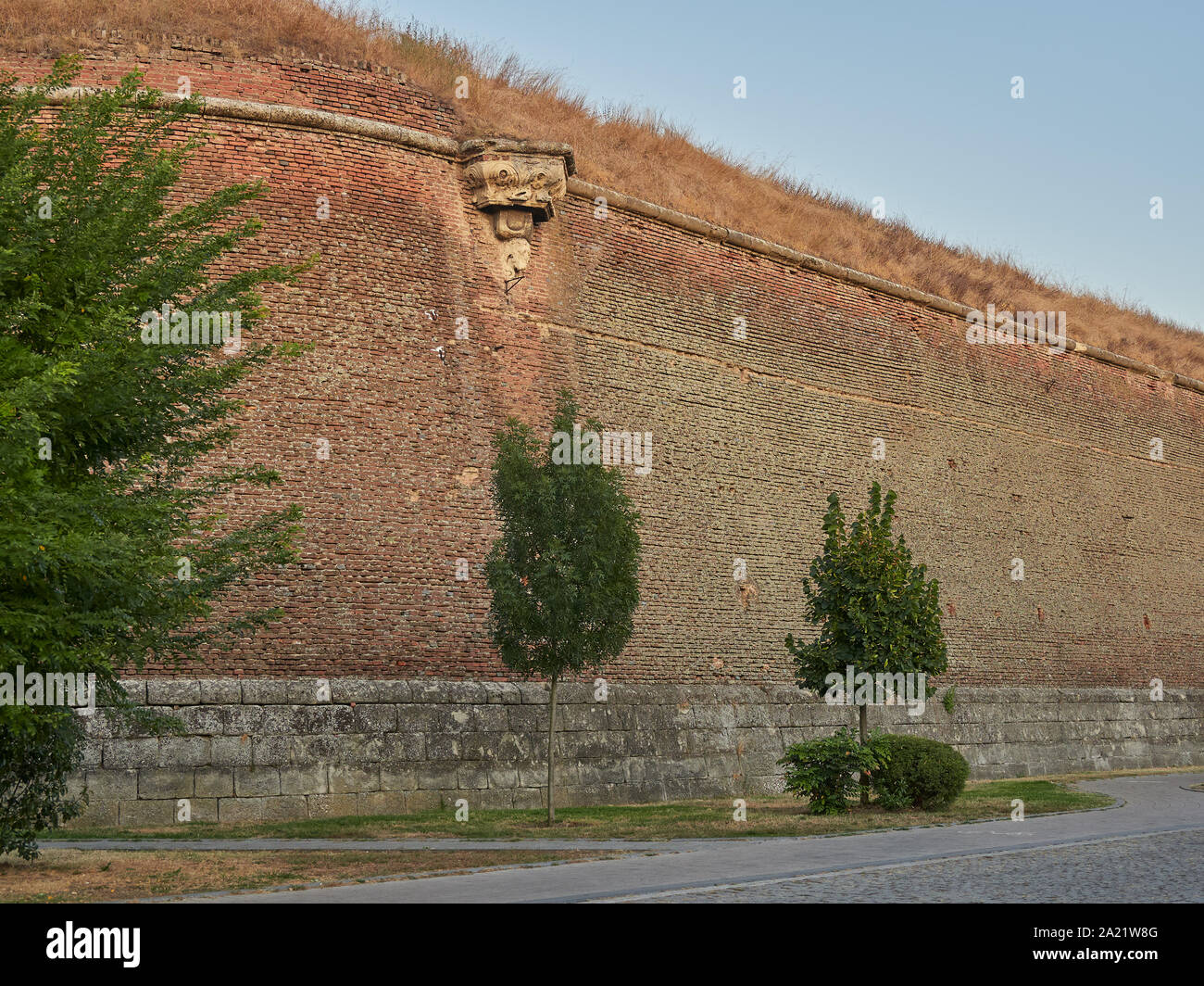 Fortification walls in the old citadel, Alba Iulia, Romania Stock Photo - Alamy