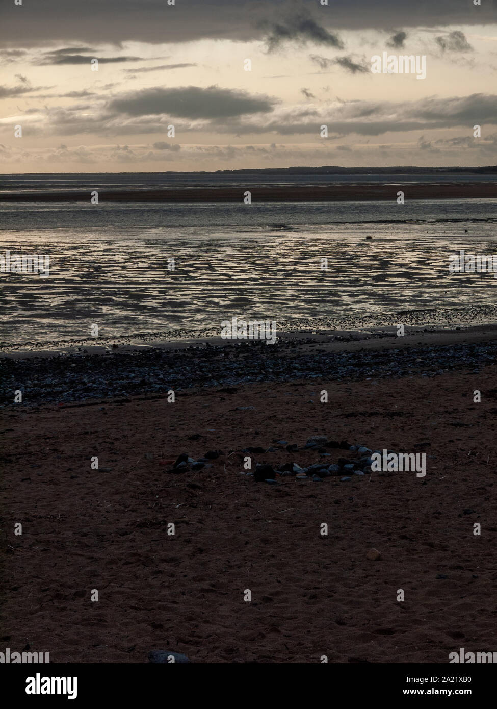 Llanelli beach south wales sky scene outside landscape beauty - Wales ...