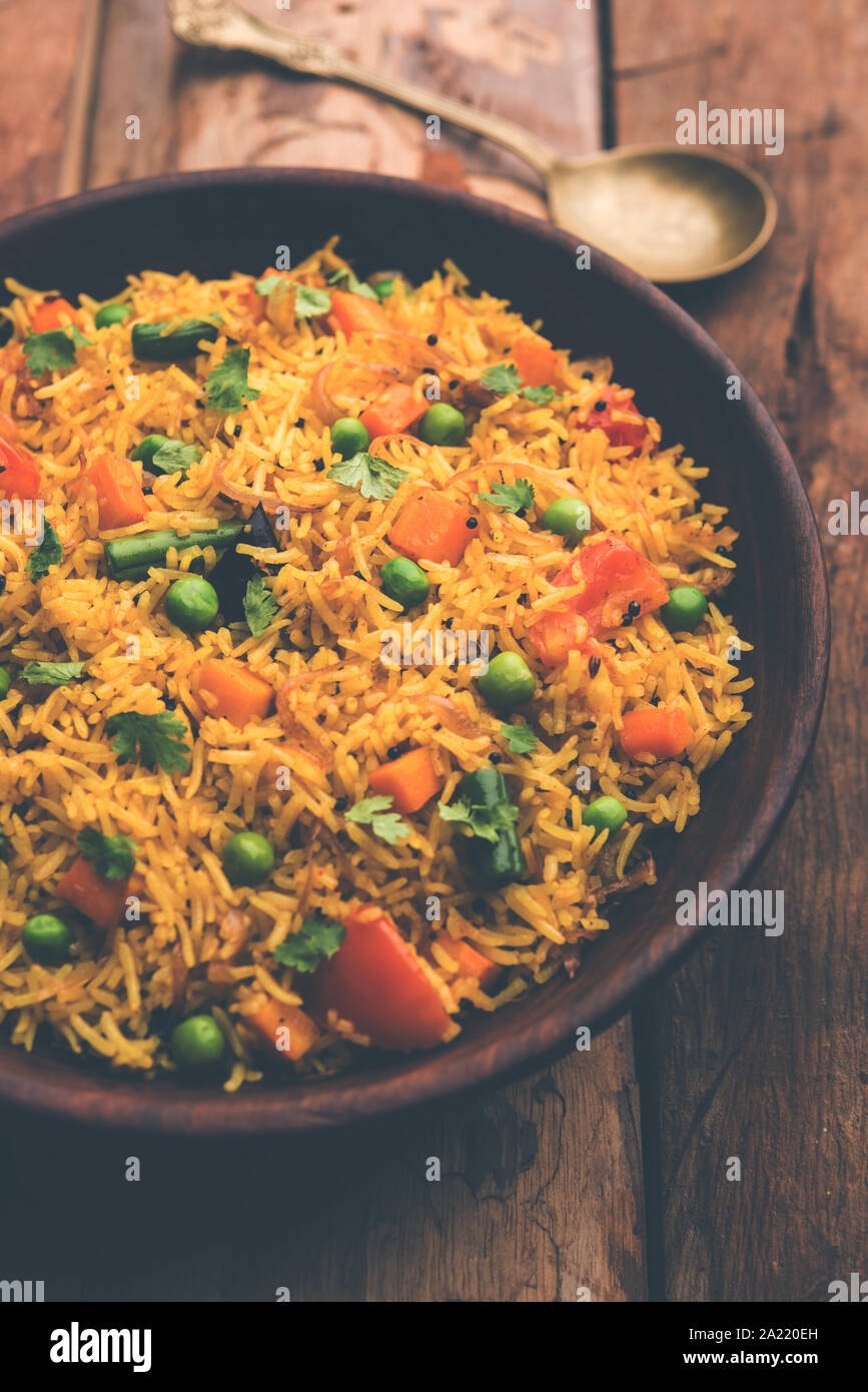 Tawa Pulao/Pulav/Pilaf/Pilau is an Indian Street Food made using ...