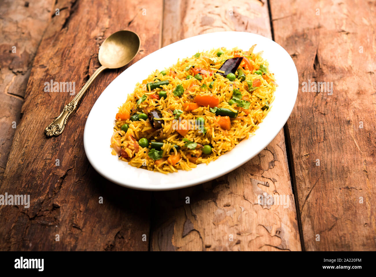 Tawa Pulao/Pulav/Pilaf/Pilau is an Indian Street Food made using ...