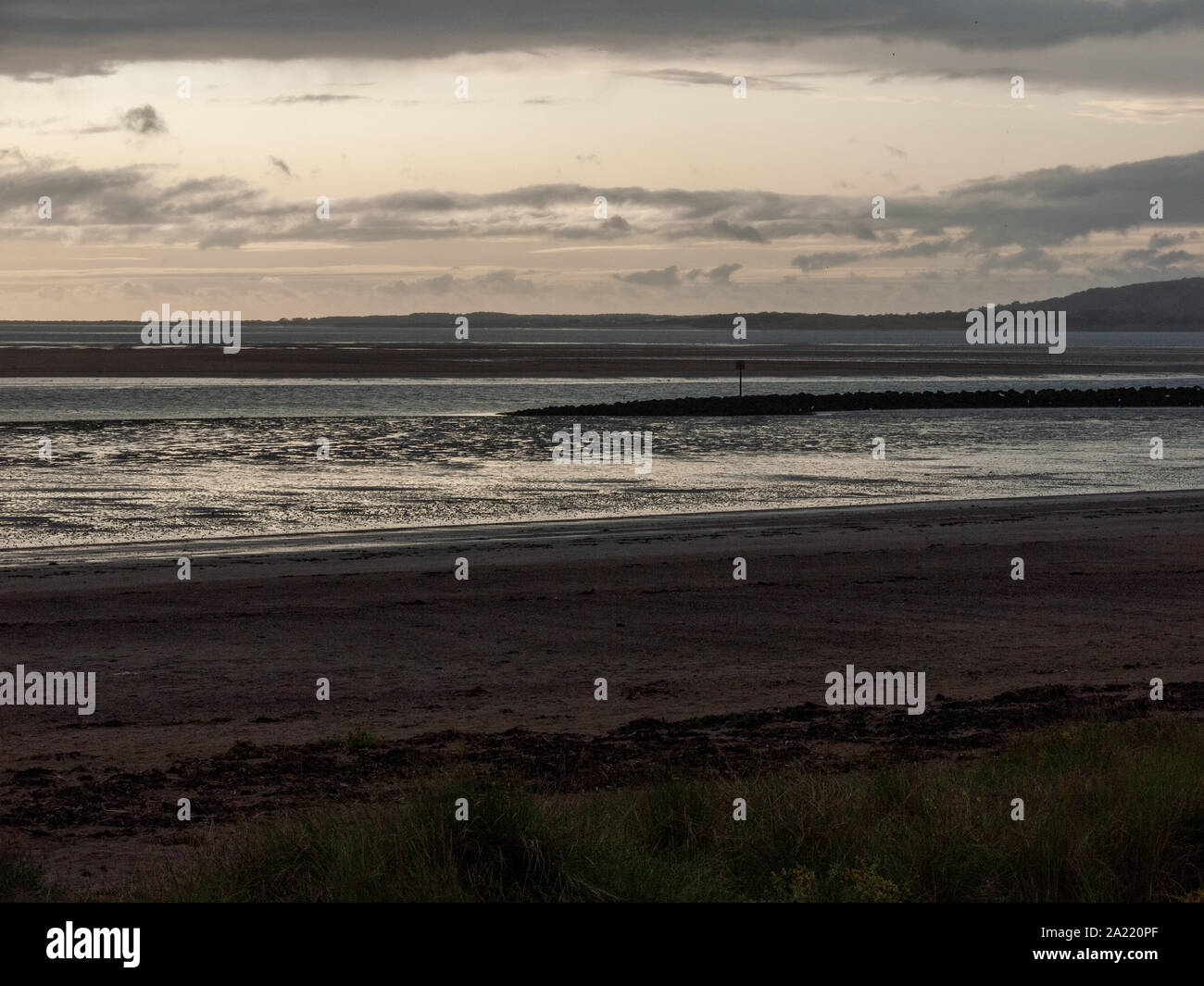 Llanelli beach south wales sky scene outside landscape beauty - Wales ...