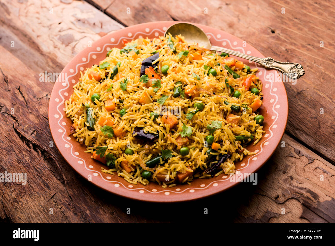 Tawa Pulao/Pulav/Pilaf/Pilau is an Indian Street Food made using ...