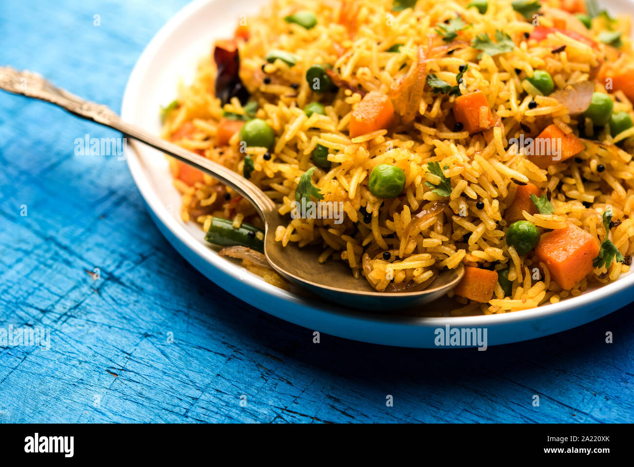 Tawa Pulao/Pulav/Pilaf/Pilau is an Indian Street Food made using ...