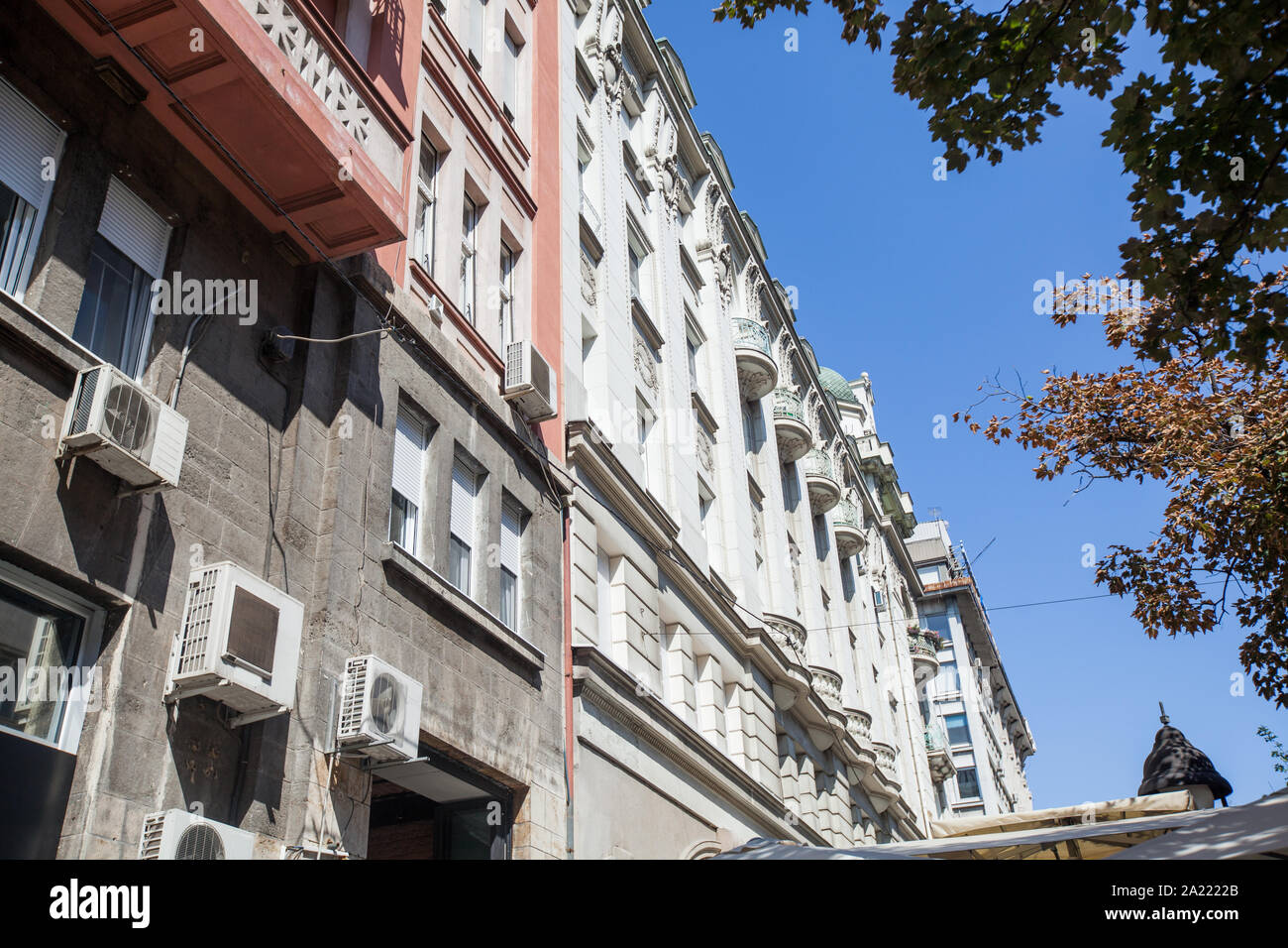 Old building view in Belgrade, Serbia Stock Photo - Alamy