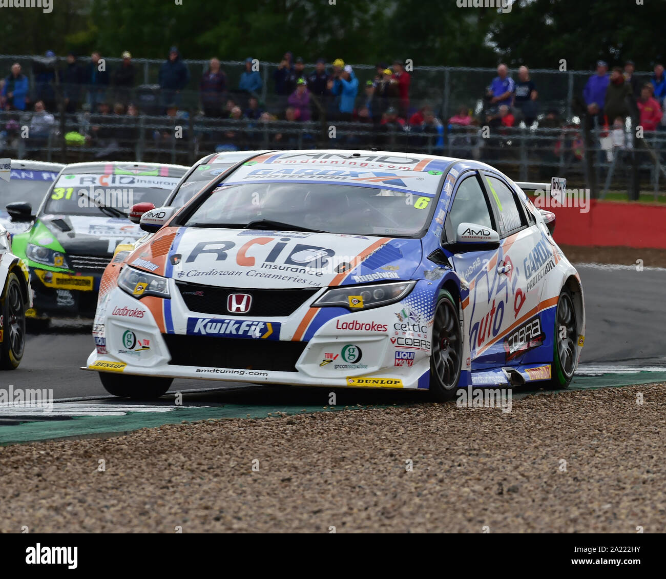 Rory Butcher, Honda Civic Type R, BTCC Championship, BTCC Silverstone ...