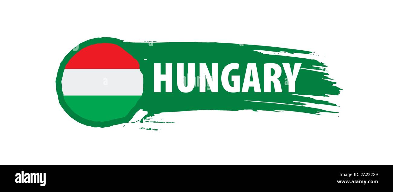 Hungary flag, vector illustration on a white background Stock Vector ...