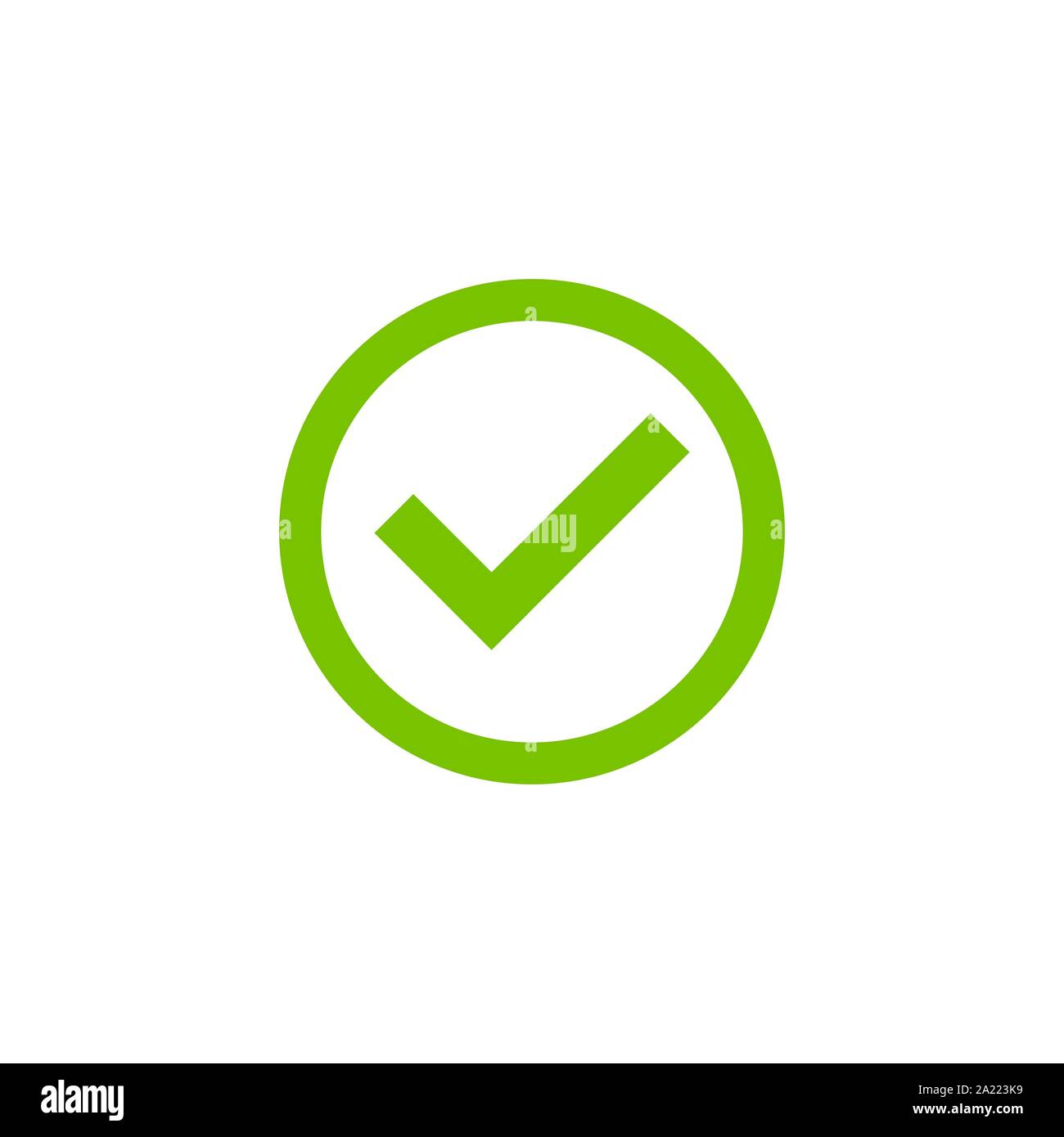 Check mark icon simple design. Vector eps10 Stock Vector Image & Art ...