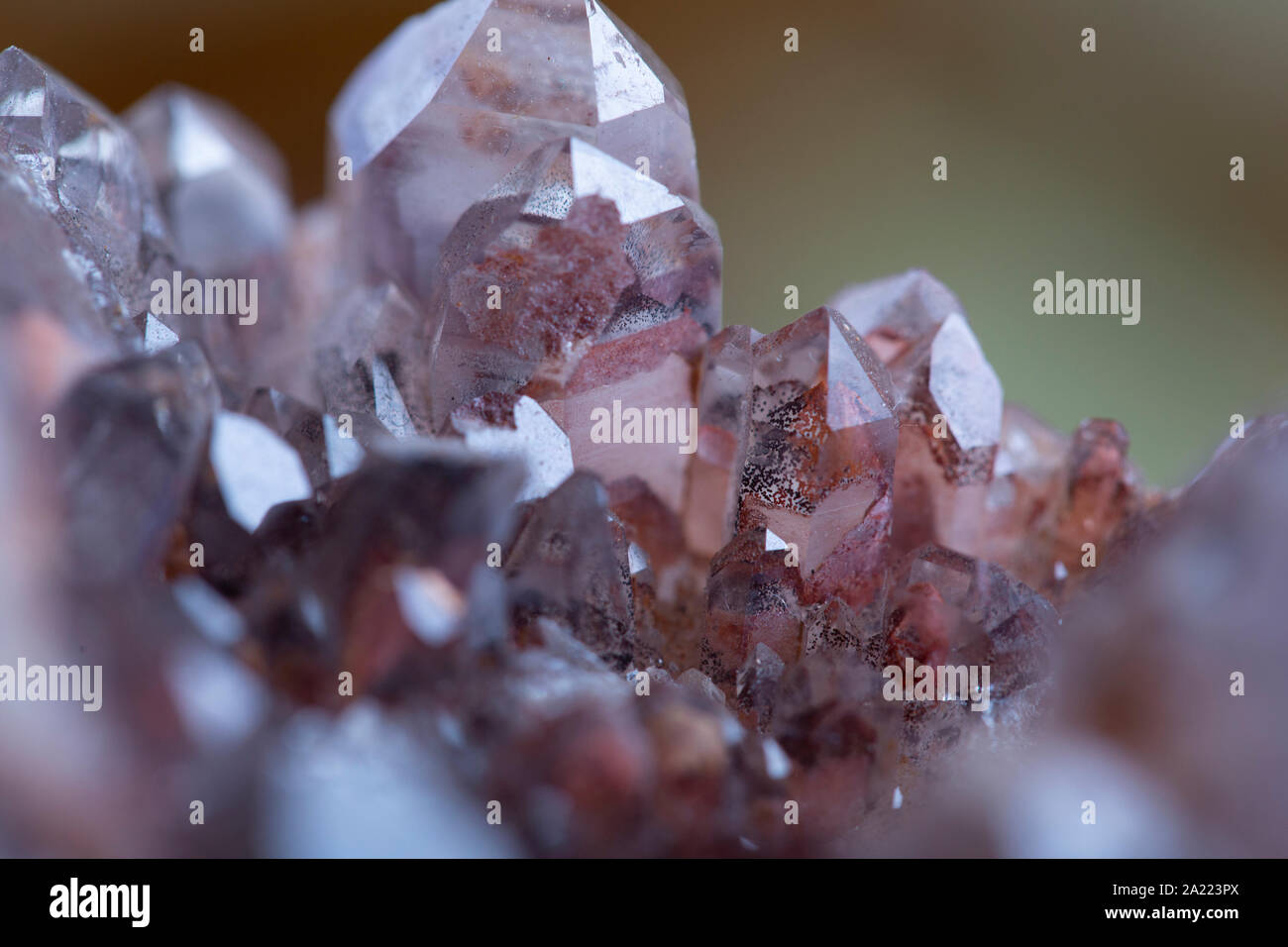 Red Quartz. natural mineral specimens Stock Photo - Alamy