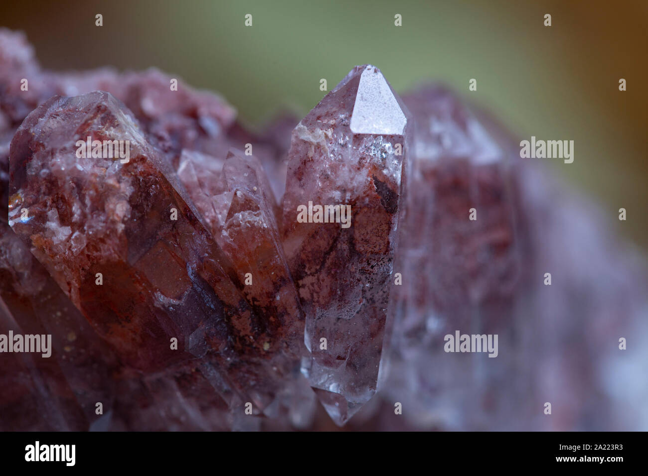 mineral specimen stone rock quartz Stock Photo - Alamy