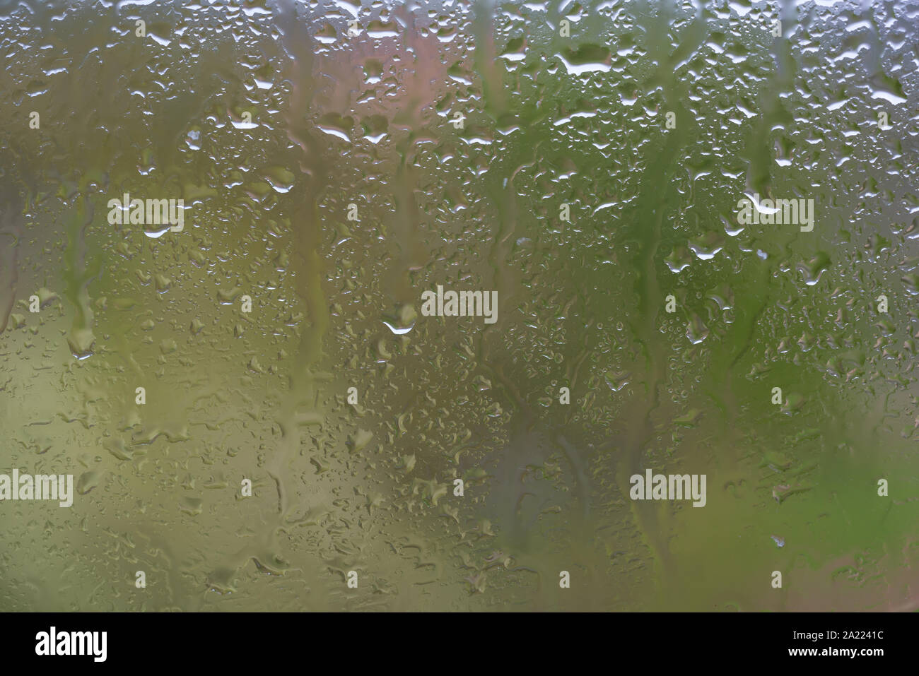 Water drops on window. Abstraction Stock Photo - Alamy