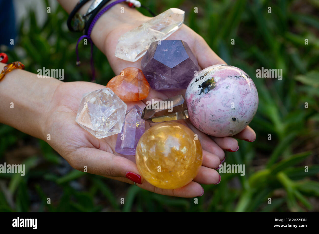 mix mineral rock gem stone quartz geology specimen Stock Photo - Alamy