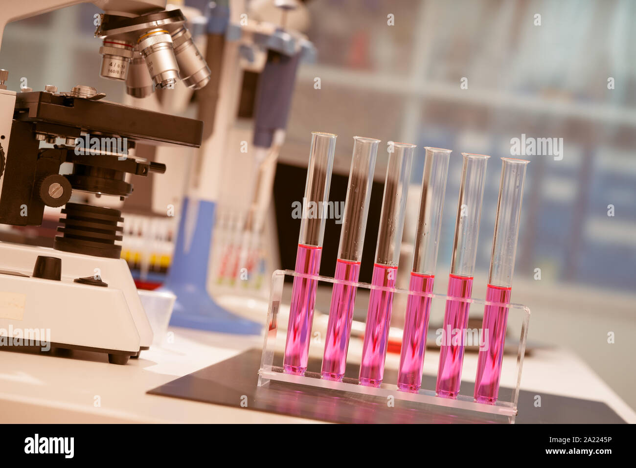 Scientific microscope in the laboratory of forensics Stock Photo - Alamy