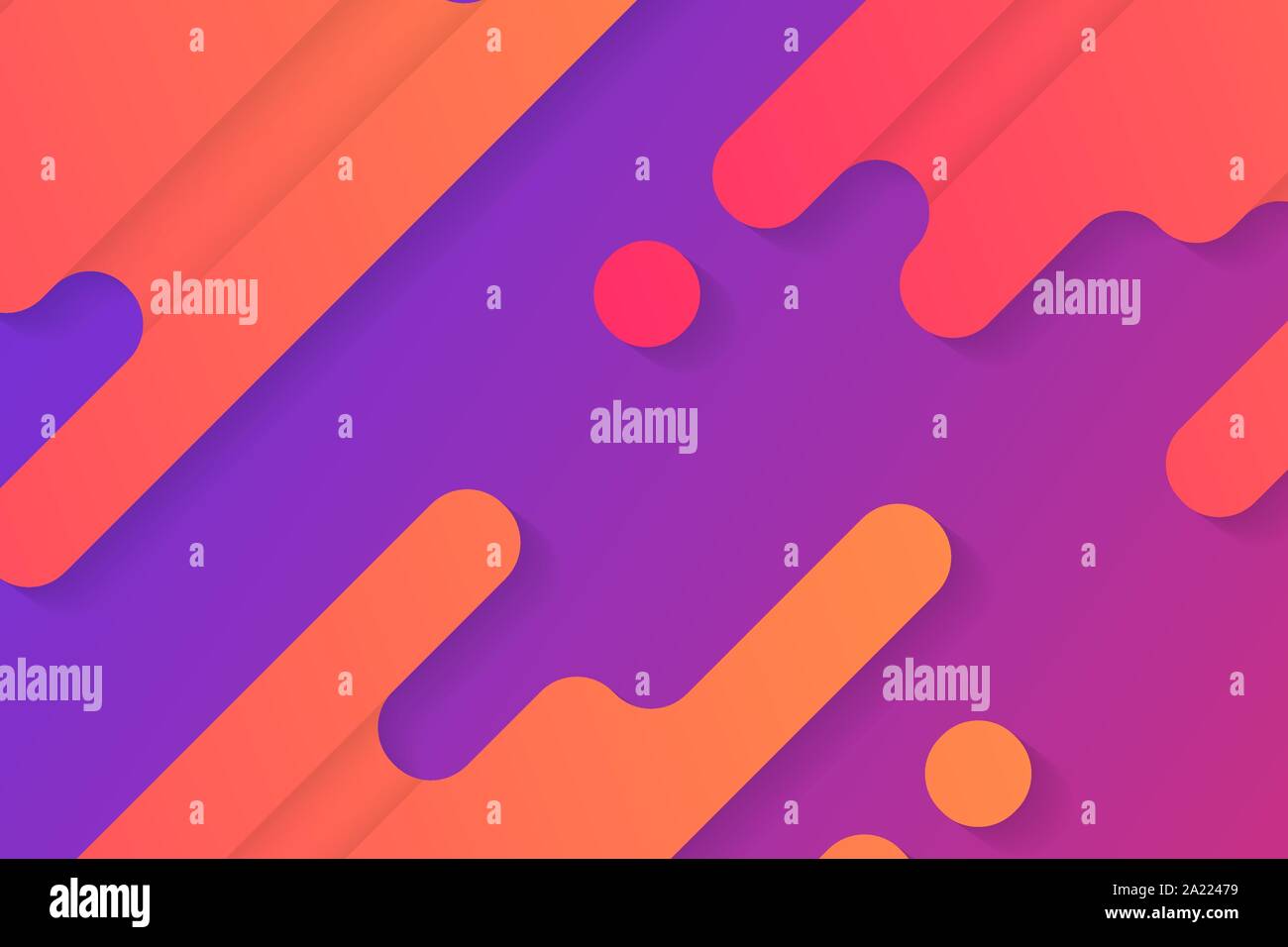 Abstract rounded line shapes gradient background. Vector Stock Vector ...