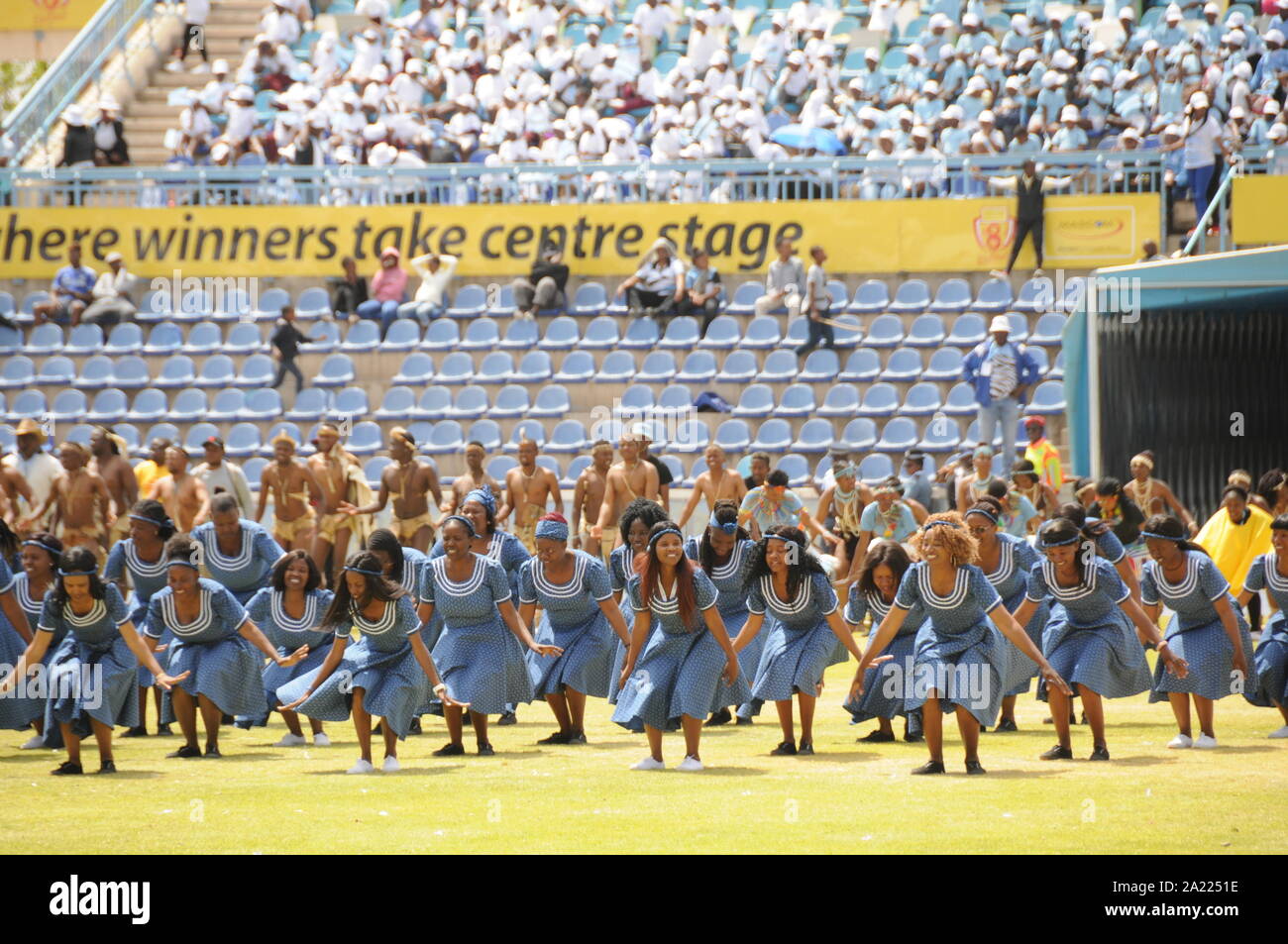 Gaborone, Botswana. Sept. 30. 30th Sep, 1966. People take part in the ...