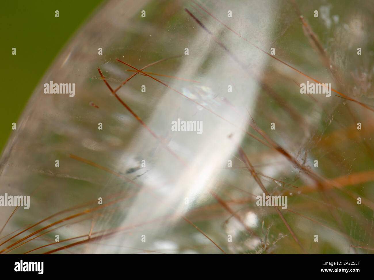 rutile mineral specimen stone rock gem quartz crystal Stock Photo - Alamy