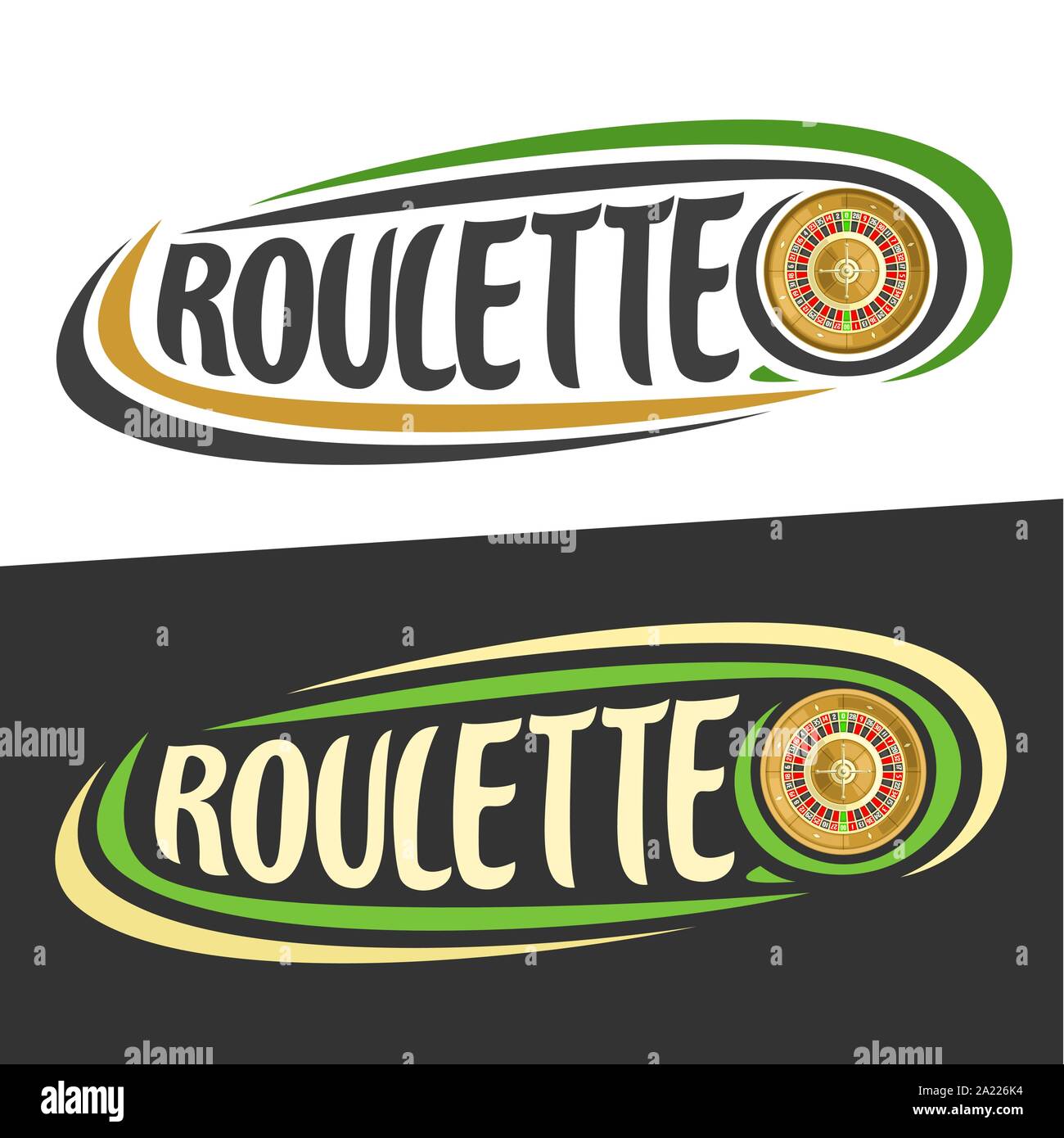 American roulette wheel Stock Vector Images - Alamy