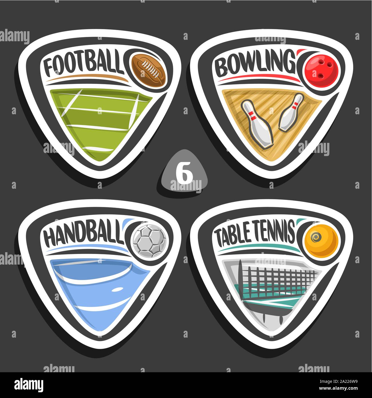 Strike the football Stock Vector Images - Alamy