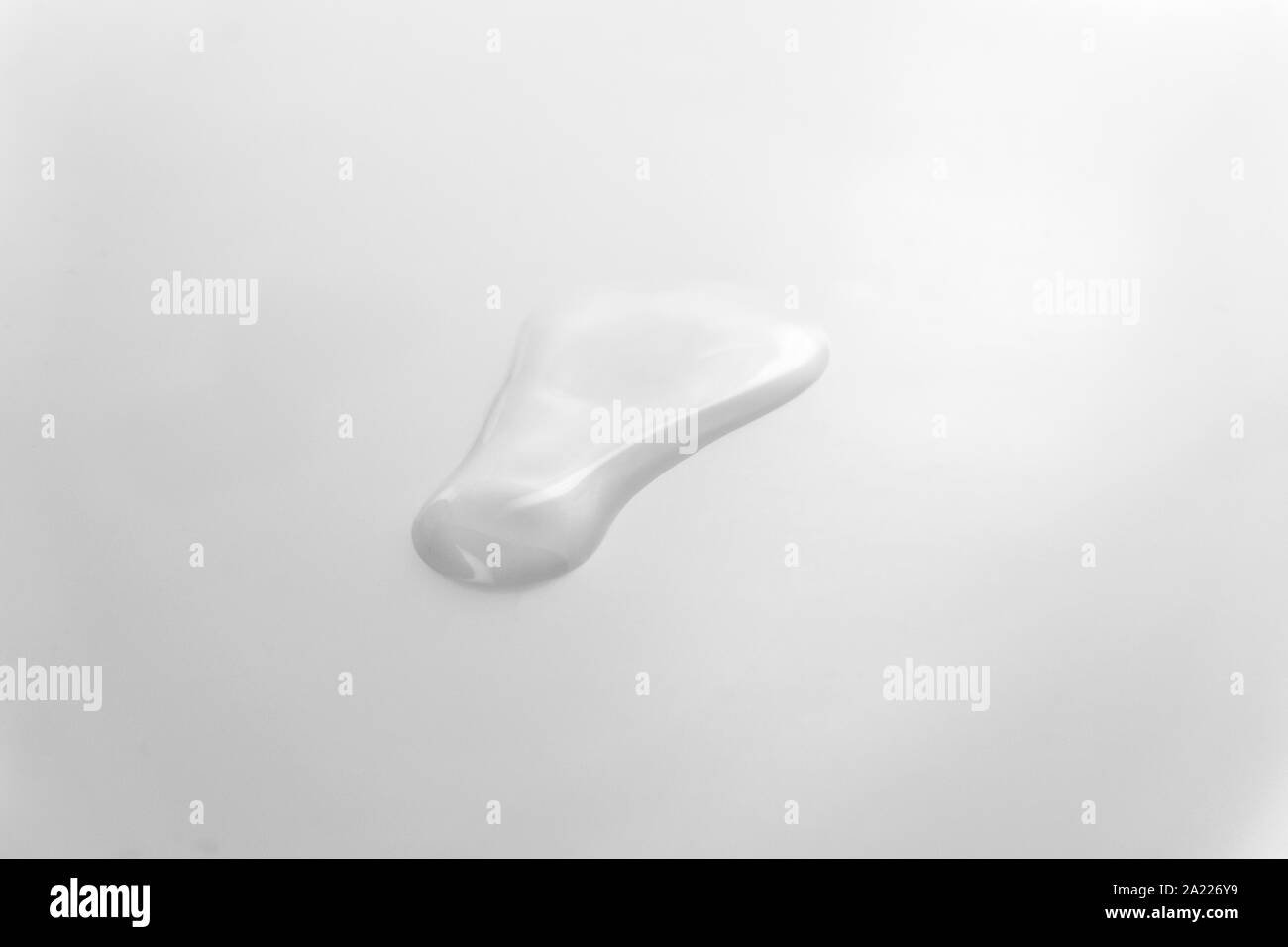 water drop on white background Stock Photo - Alamy