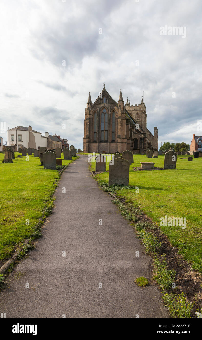 St.Hildas Church at the Headland,Old Hartlepool,England,UK Stock Photo ...
