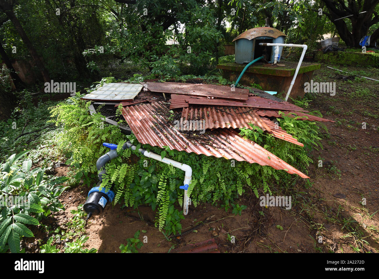 Old water well of the Science Park. Goa Science Centre & Planetarium ...