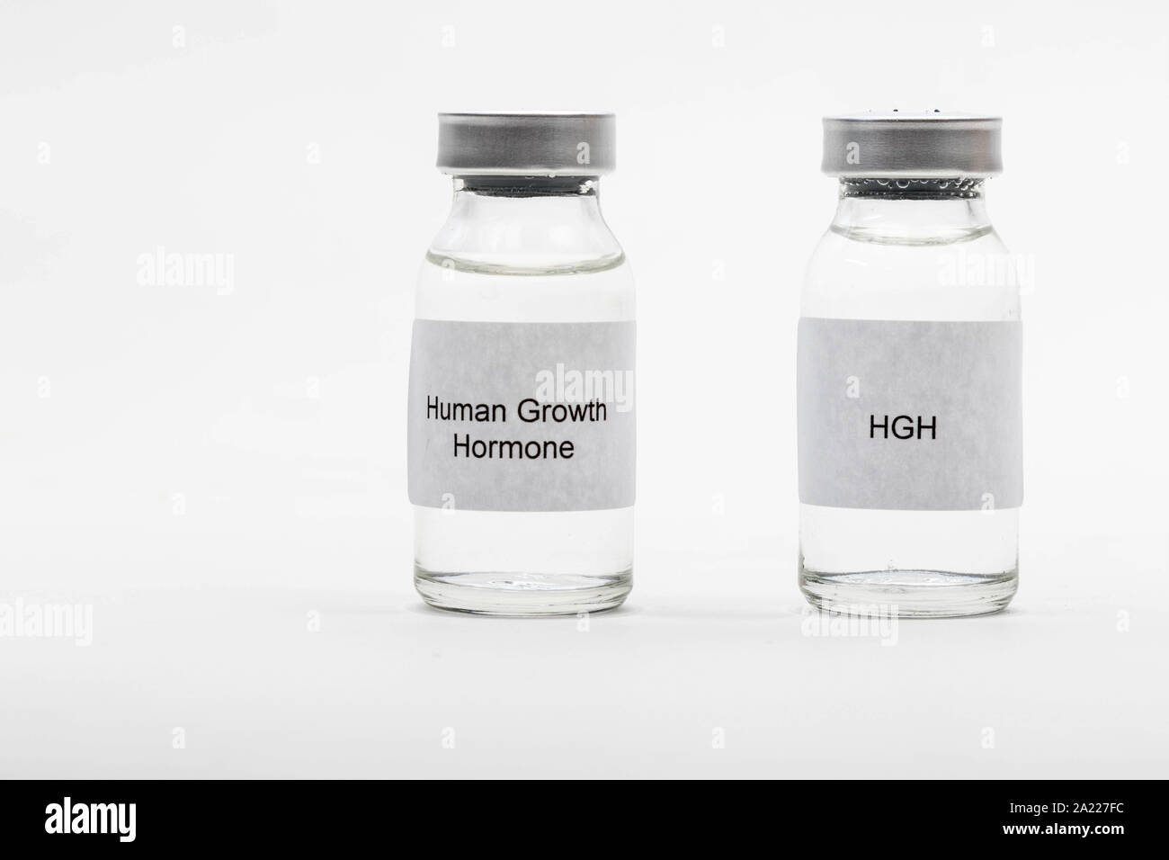 Human growth hormone vials hi-res stock photography and images - Alamy