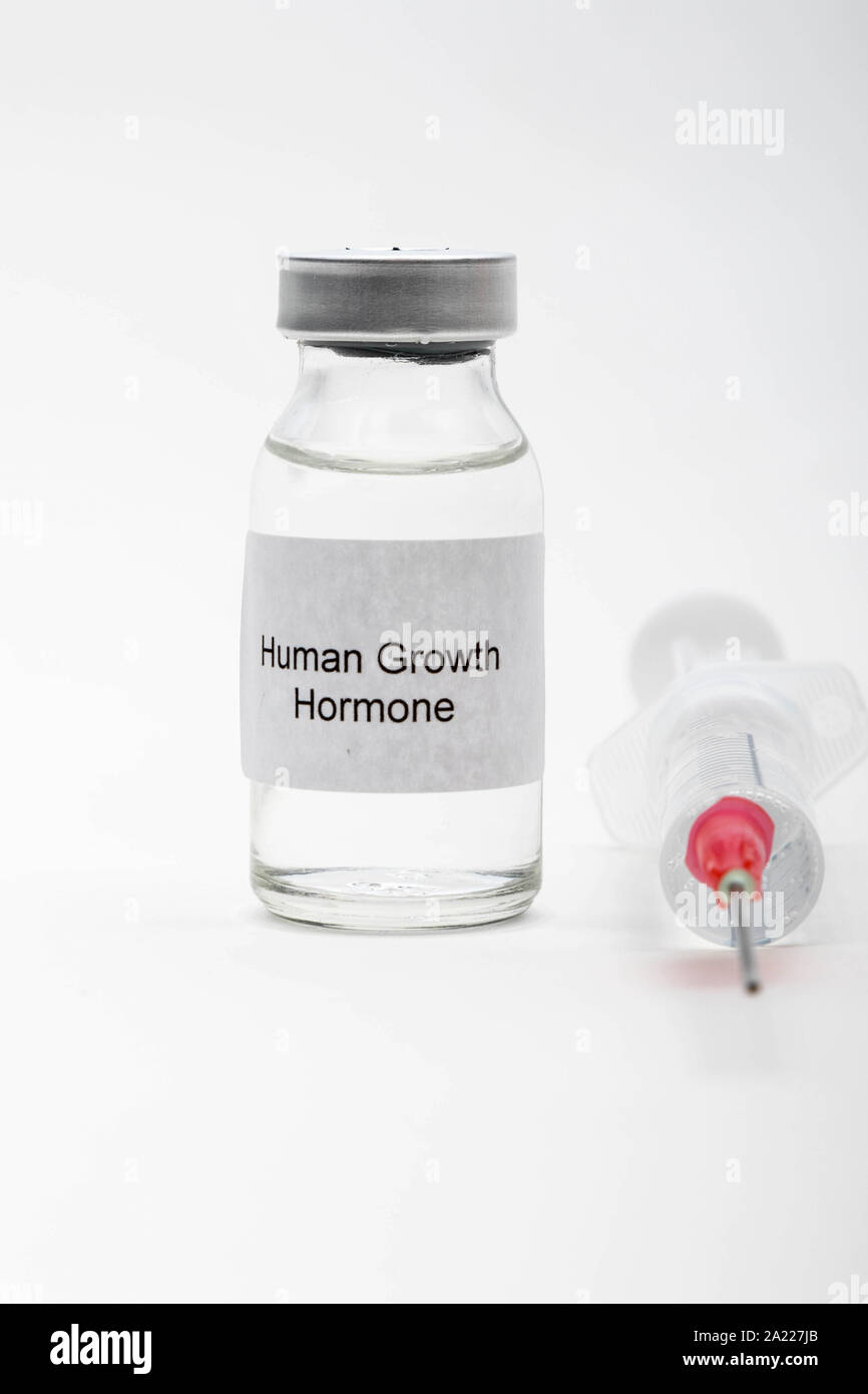 Human growth hormone vial hi-res stock photography and images - Alamy
