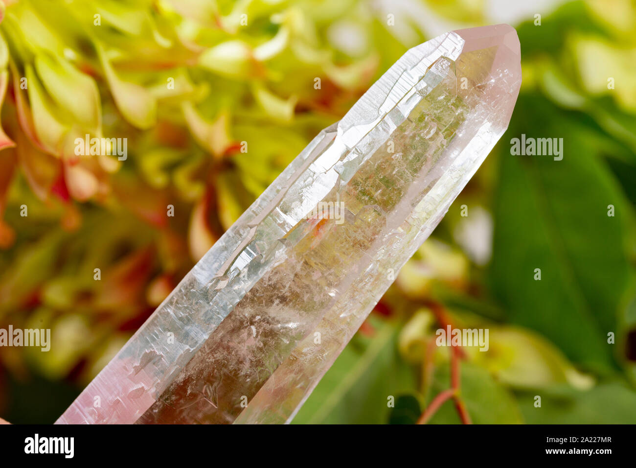 quartz mineral specimen stone rock gem quartz crystal Stock Photo - Alamy