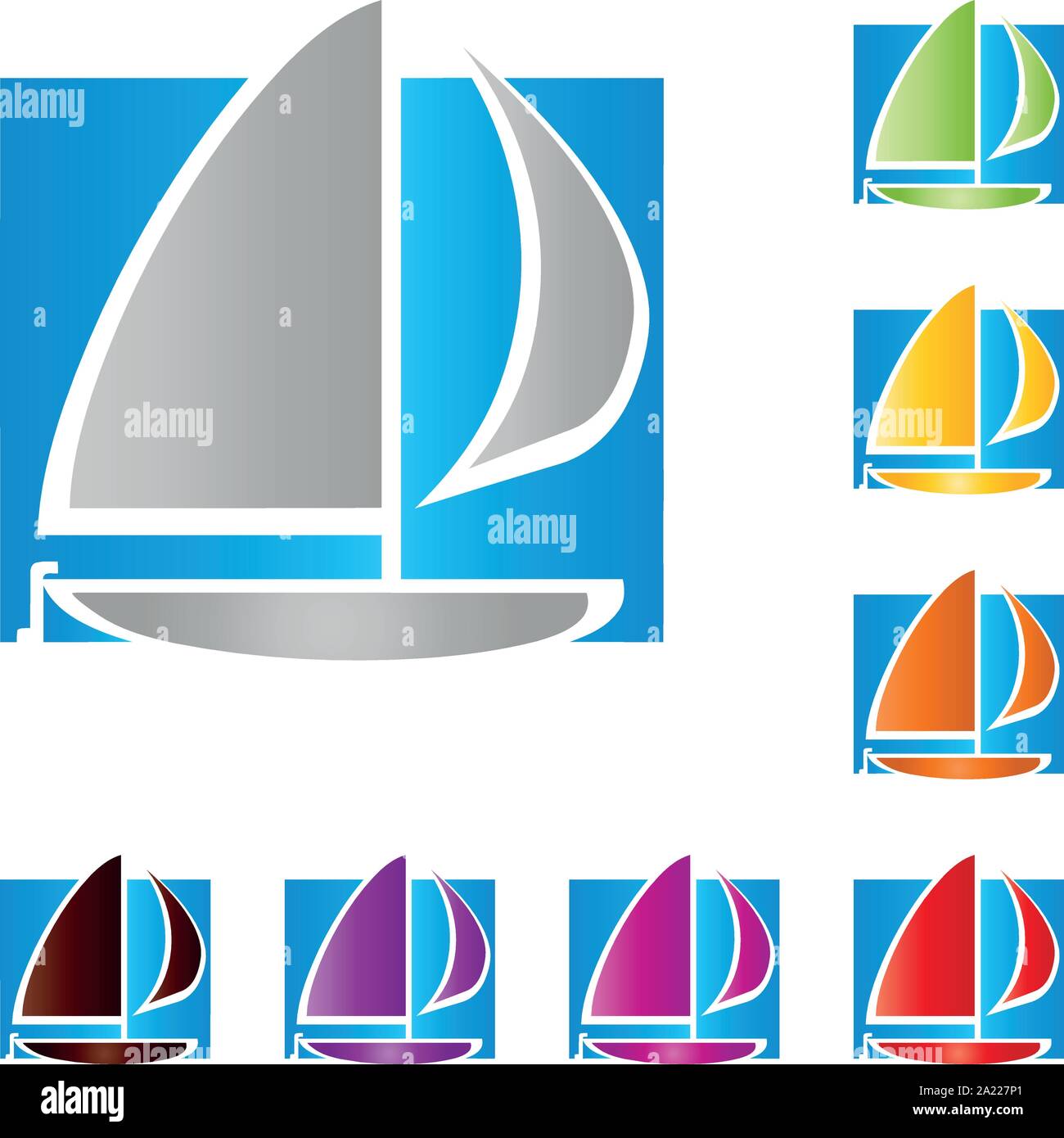 Sailboat, ship, logo Stock Vector Image & Art - Alamy